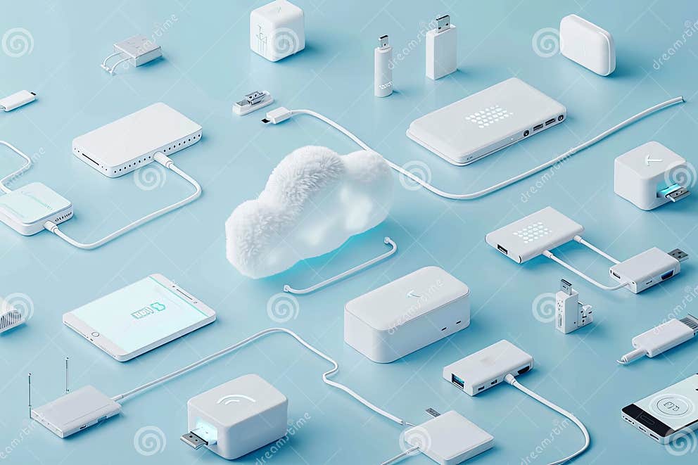 Exploring Advanced White Cloud Storage Systems with USB Connections and ...