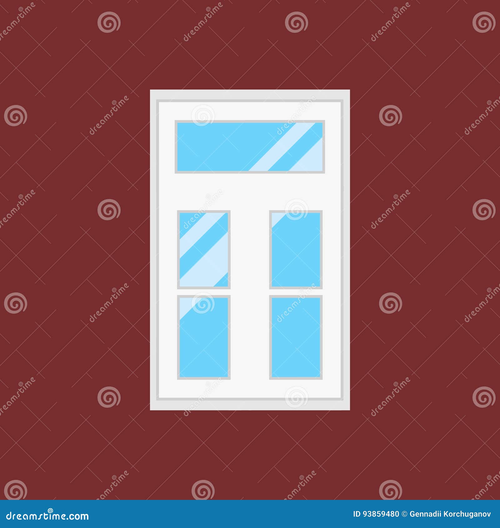 Various windows type. stock vector. Illustration of classic - 93859480