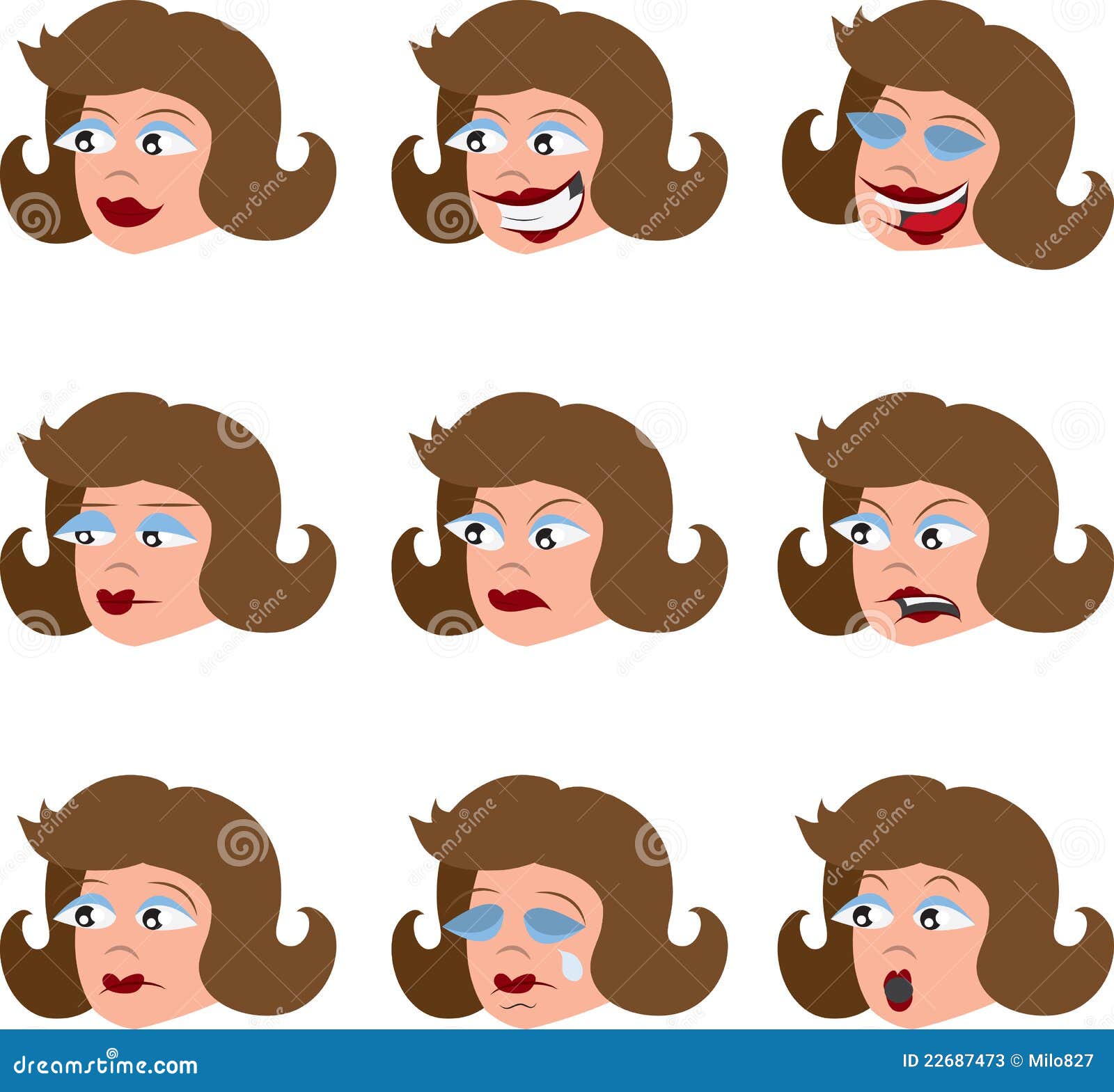 Spitting Girl, Illustration | CartoonDealer.com #91484286