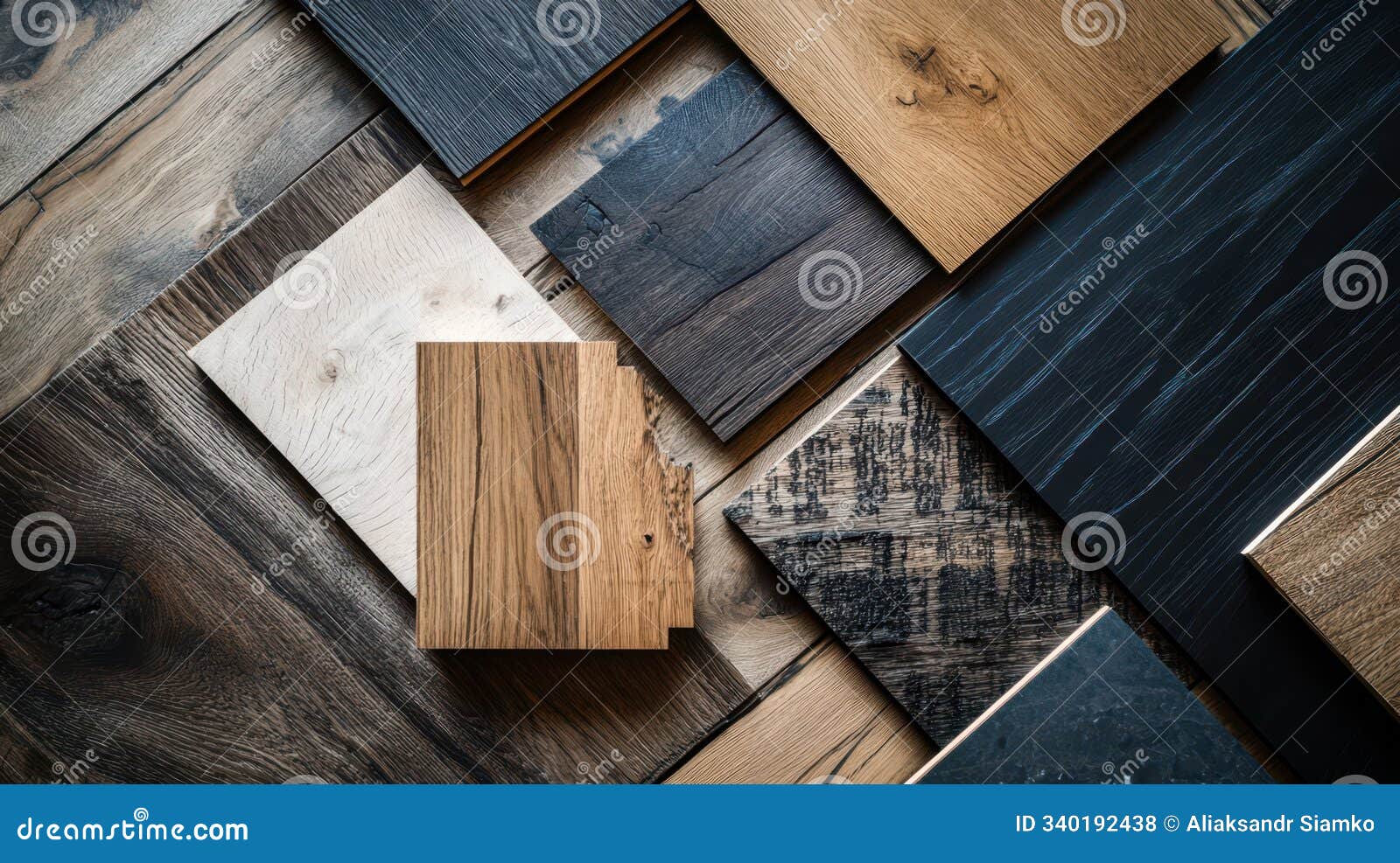 Various Wood Floor Samples Showcasing Different Textures and Finishes ...