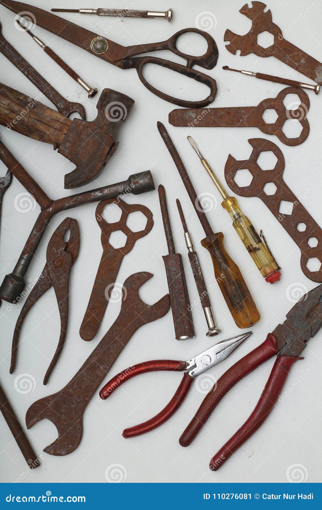 Various Workshop Equipments, Isolated. Stock Image - Image of editorial ...