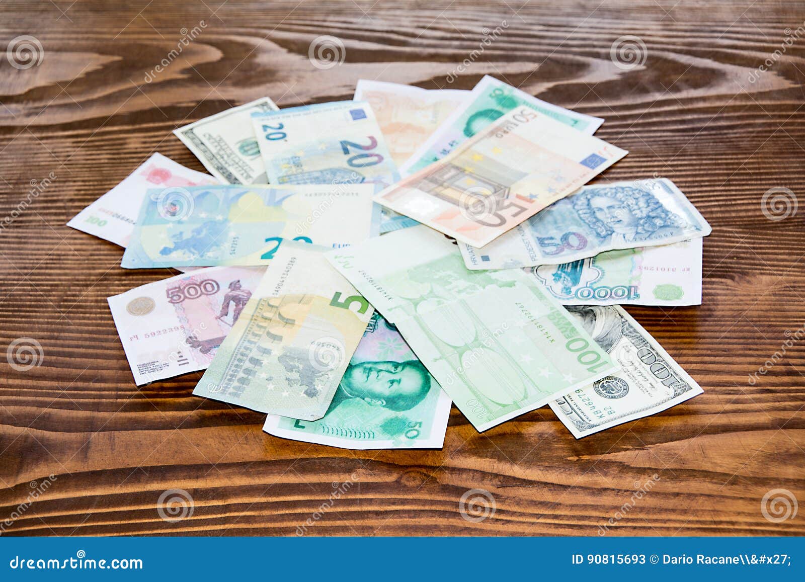Various World Paper Money Background Stock Image - Image of foreign ...