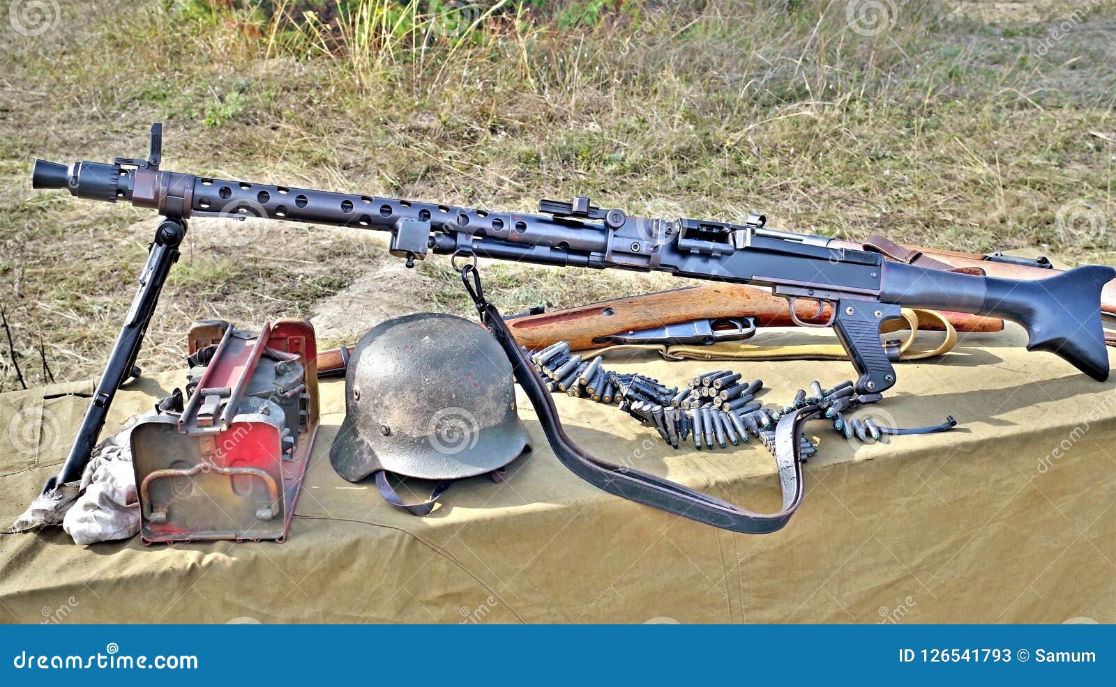 Various ww2 weapon stock image. Image of forces, army - 126541793