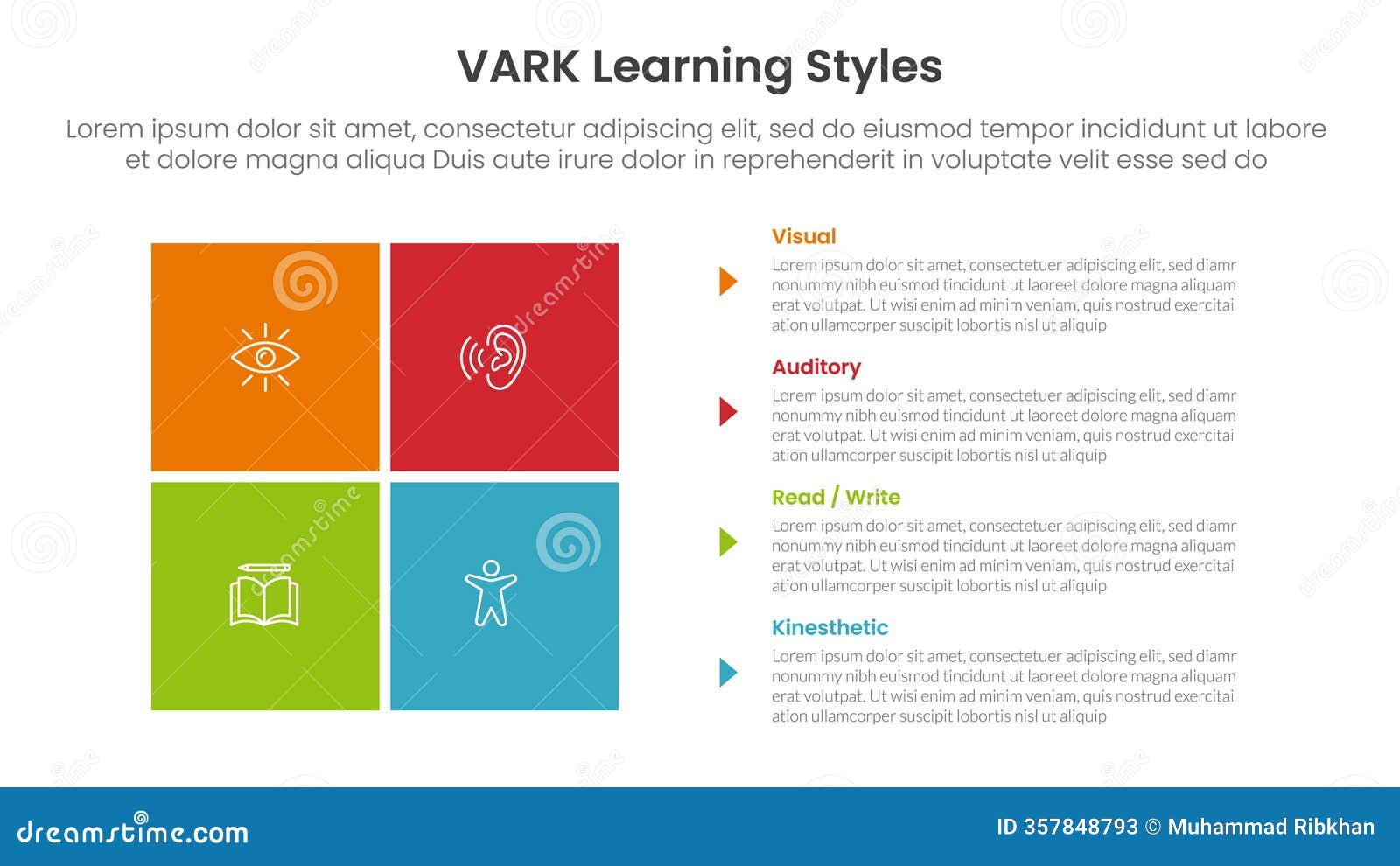 Matrix Structure Dimensions Template Infographic With Simple Box ...