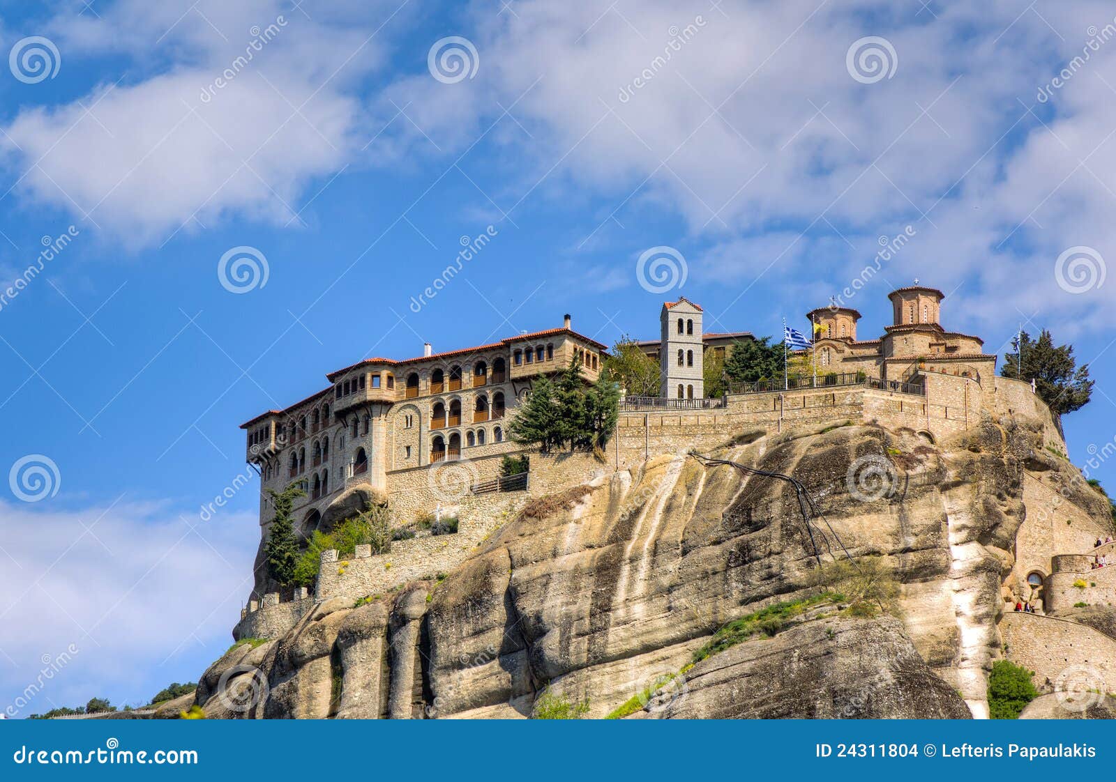 Varlaam Monastery, Meteora, Greece Stock Photo - Image of monastery ...