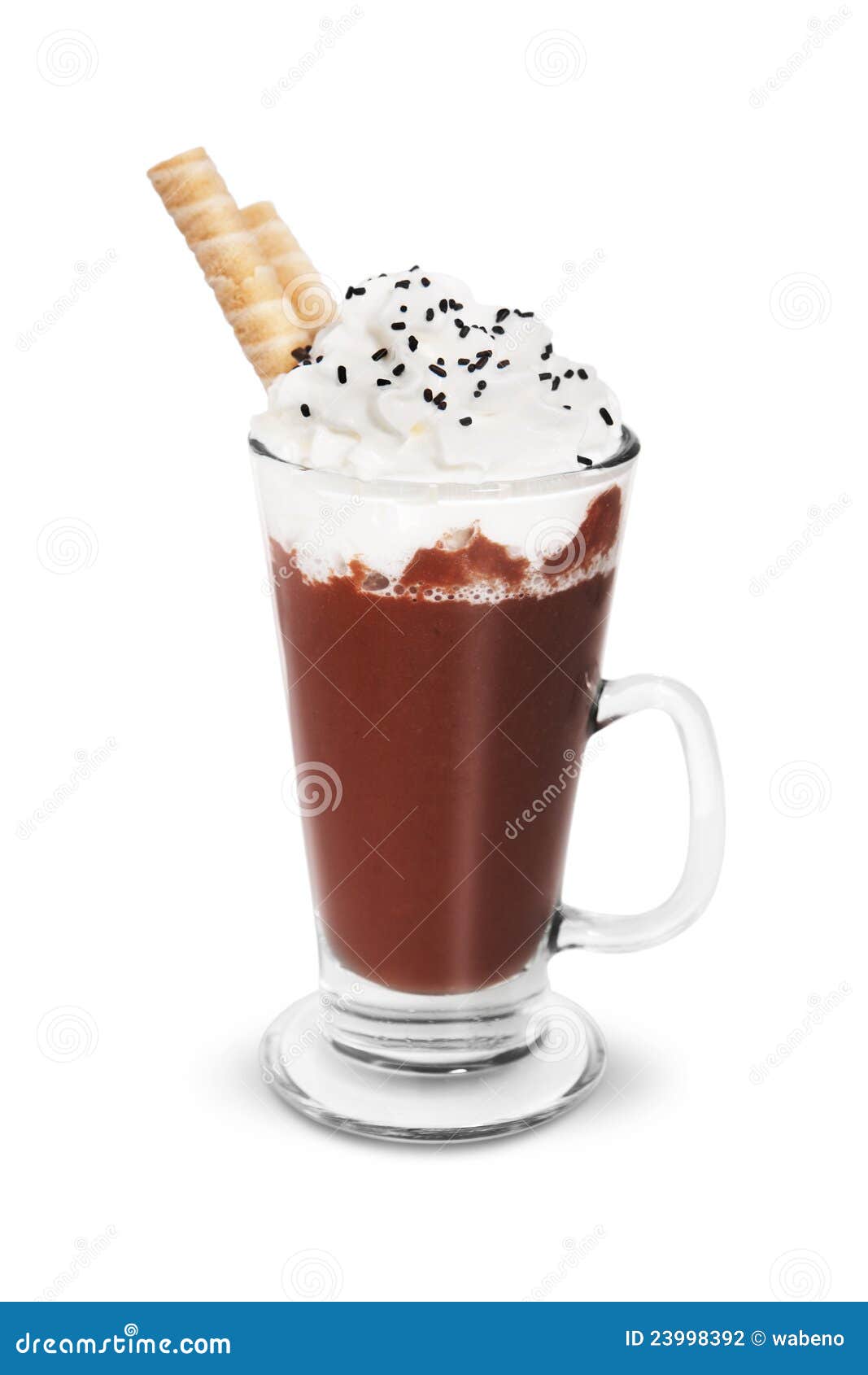 Varm choklad arkivfoto. Bild av handtag, bakgrund, piskat - 23998392