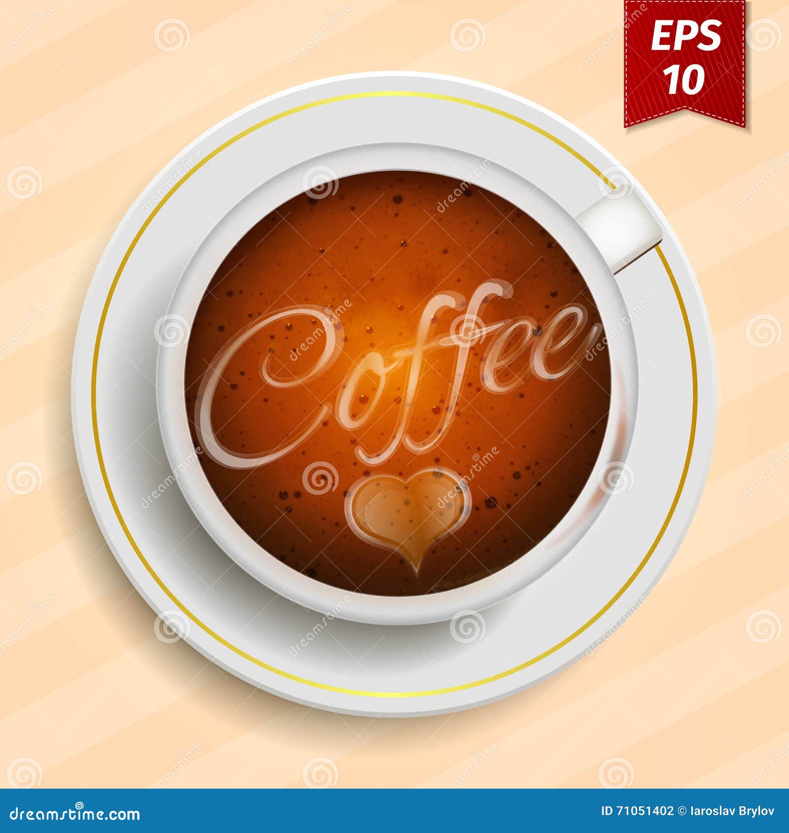 Varm kaffekopp vektor illustrationer. Illustration av kopp - 71051402