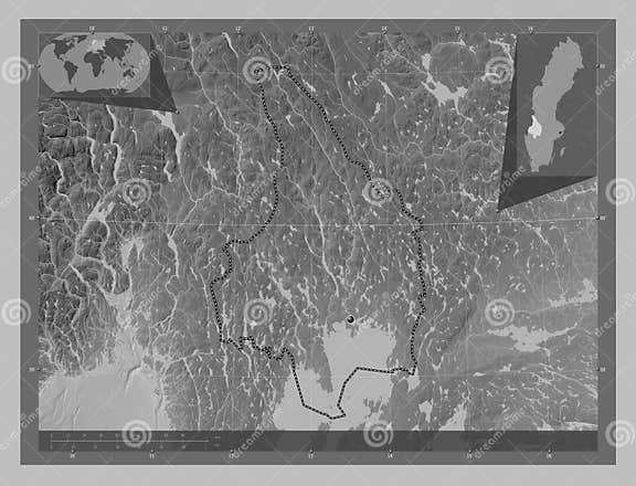 Varmland Sweden Grayscale Capital Stock Illustration Illustration Of Science Land 270237324