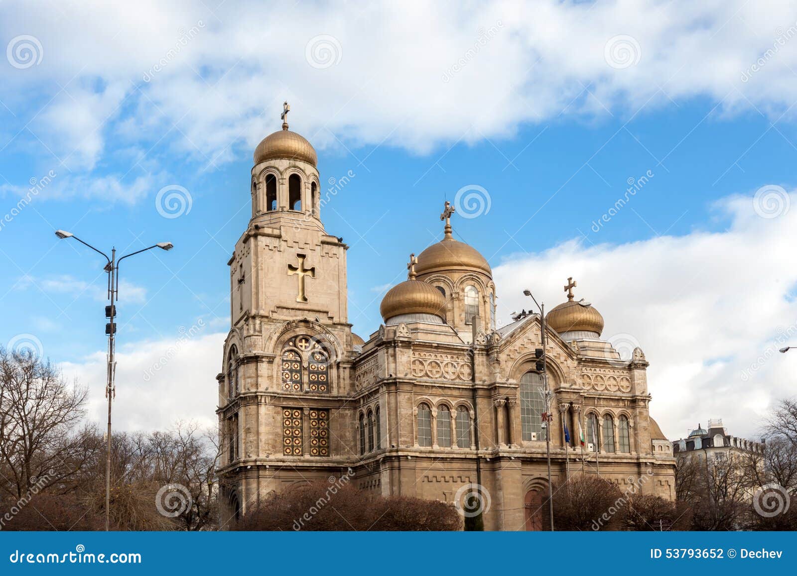 Varna, Bulgaria. Cathedral of Byzantine Style Stock Photo - Image of ...