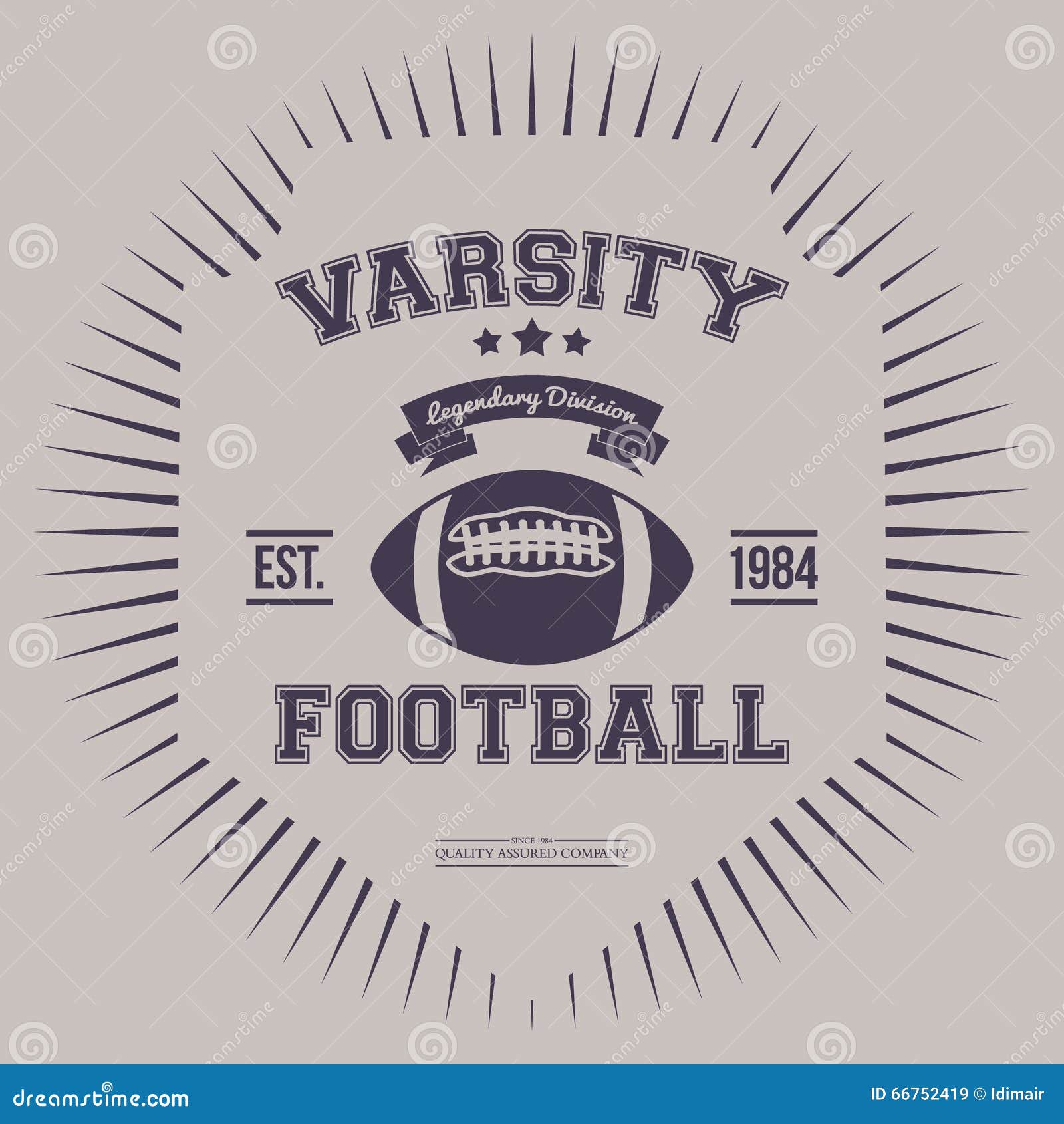 Varsity College Print Vector Illustration Stock Vector - Illustration ...