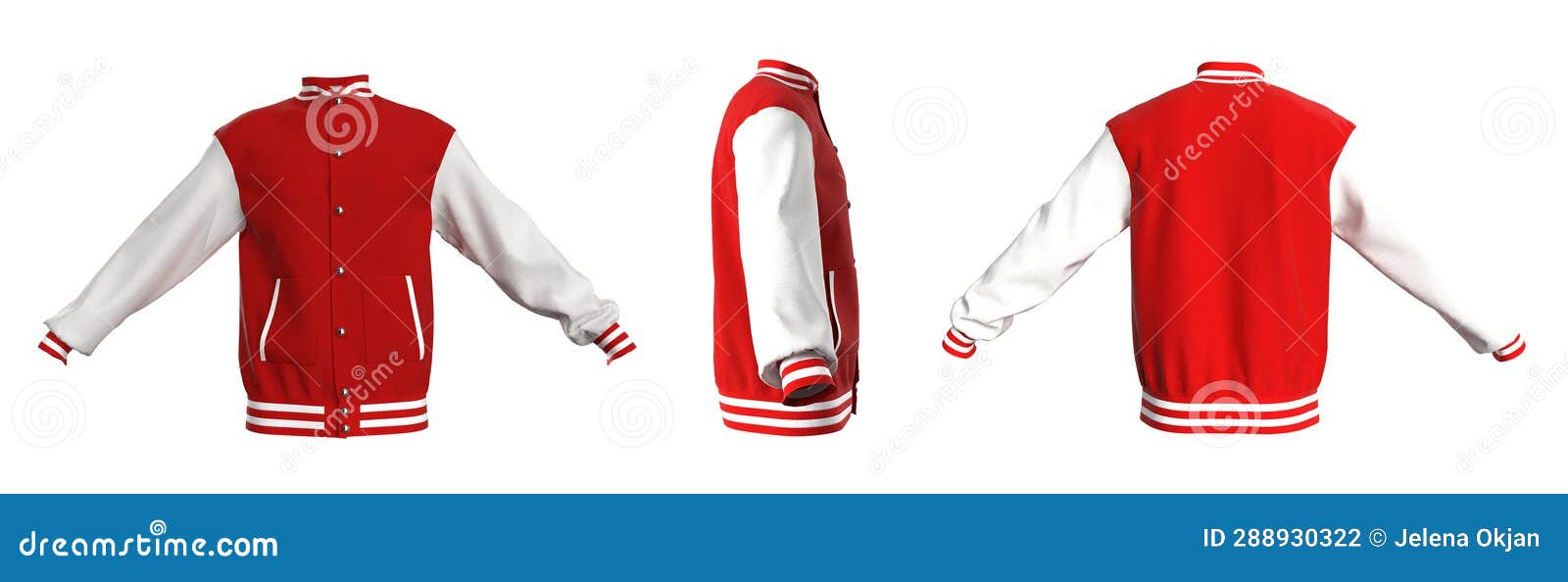 Varsity Jacket stock photo. Image of modern, clothing - 288930322