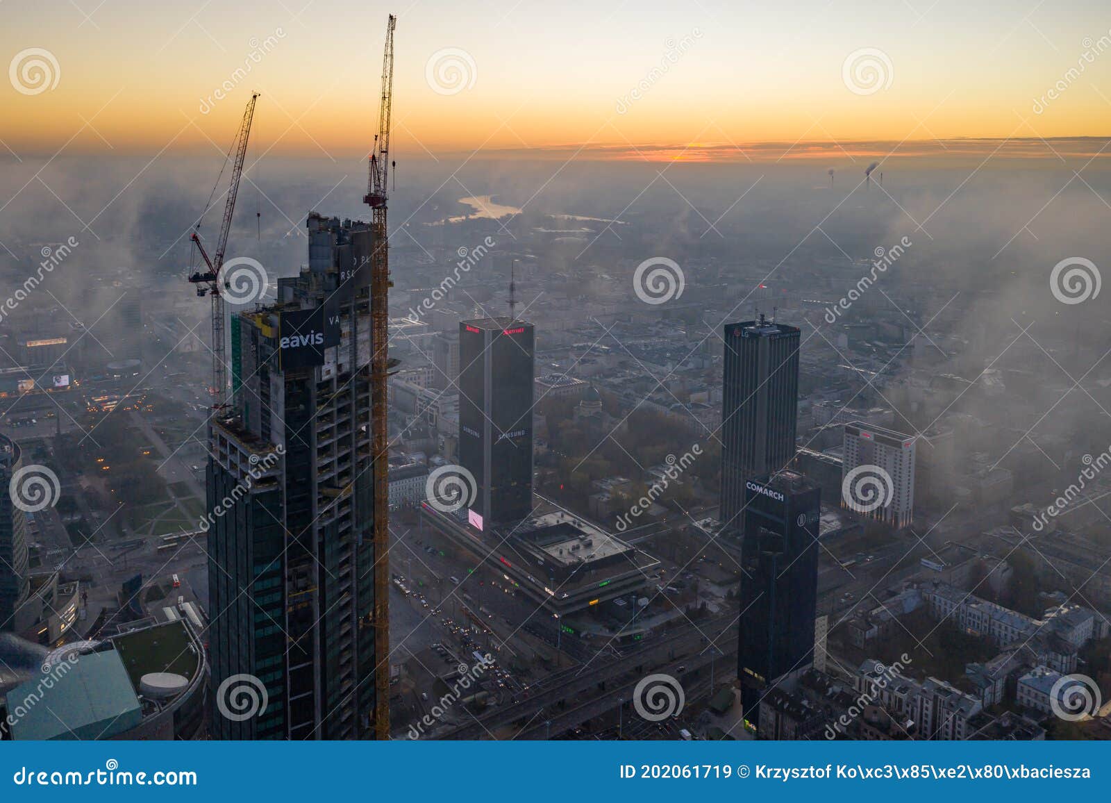 Varso tower stock image. Image of tower, construction - 202061719
