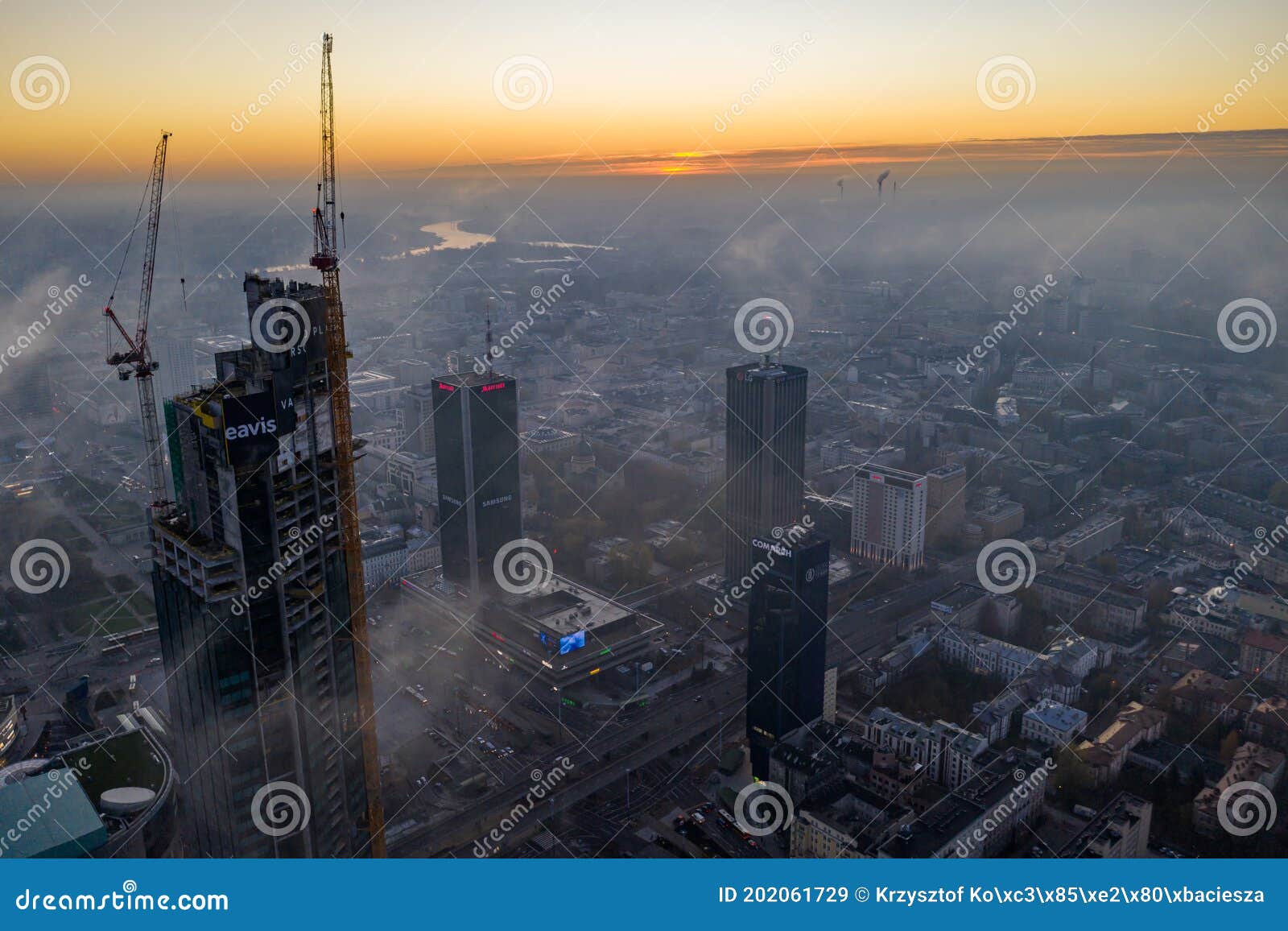 Varso tower editorial stock image. Image of urban, technology - 202061729