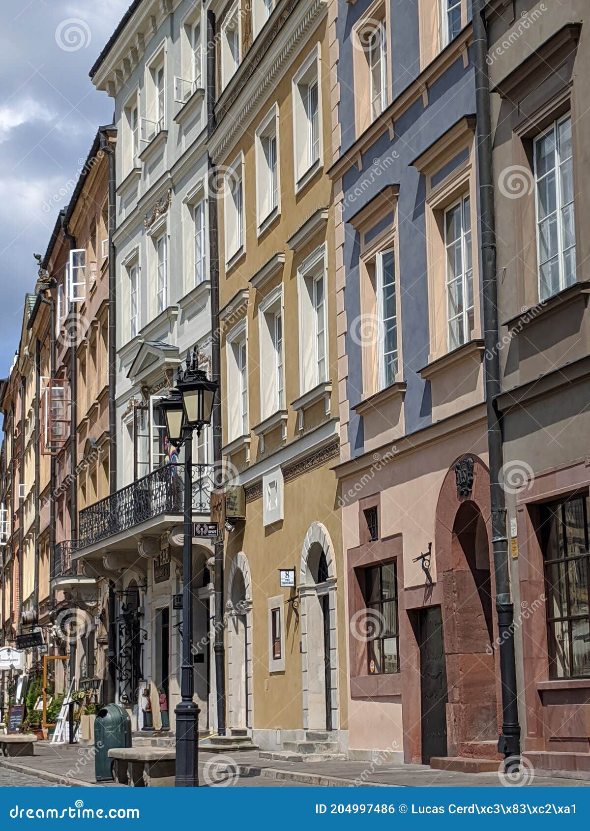 Varsovie City Center Reconstructed City after WWII Editorial Photo ...
