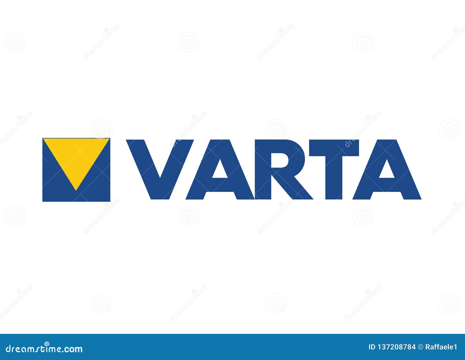 Varta Logo editorial stock image. Illustration of batteries - 137208784