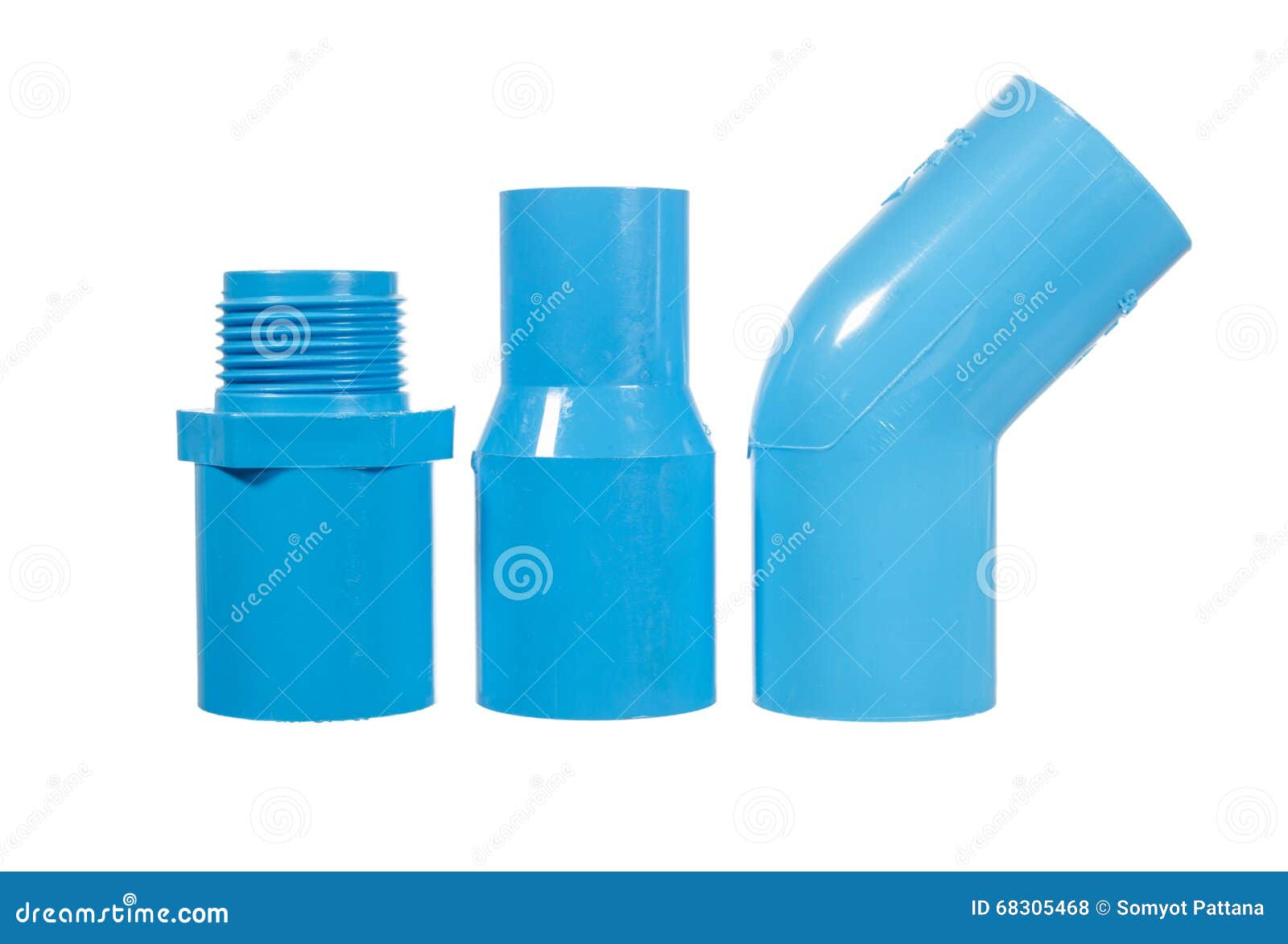 Vary type of PVC joint stock photo. Image of isolated - 68305468