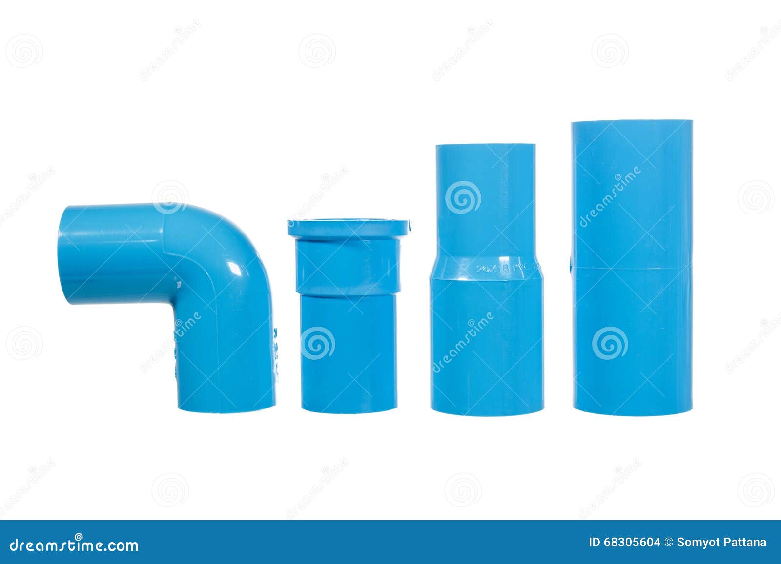 Vary type of PVC joint stock photo. Image of industrial - 68305604