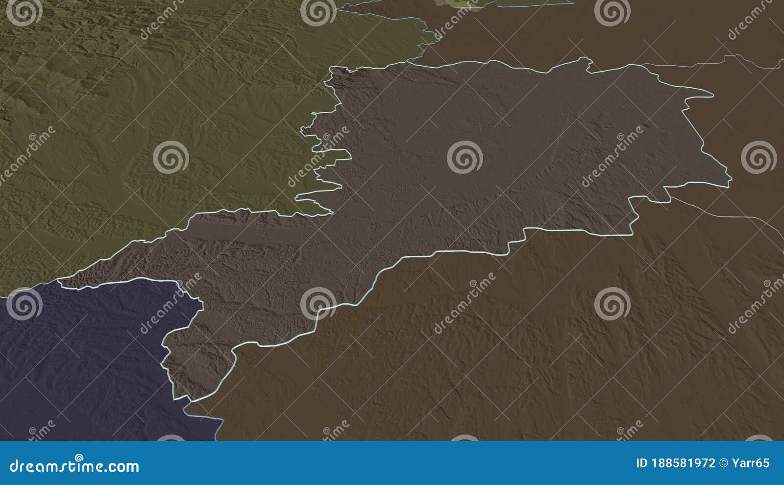 Vas, Hungary - Outlined. Administrative Stock Illustration ...