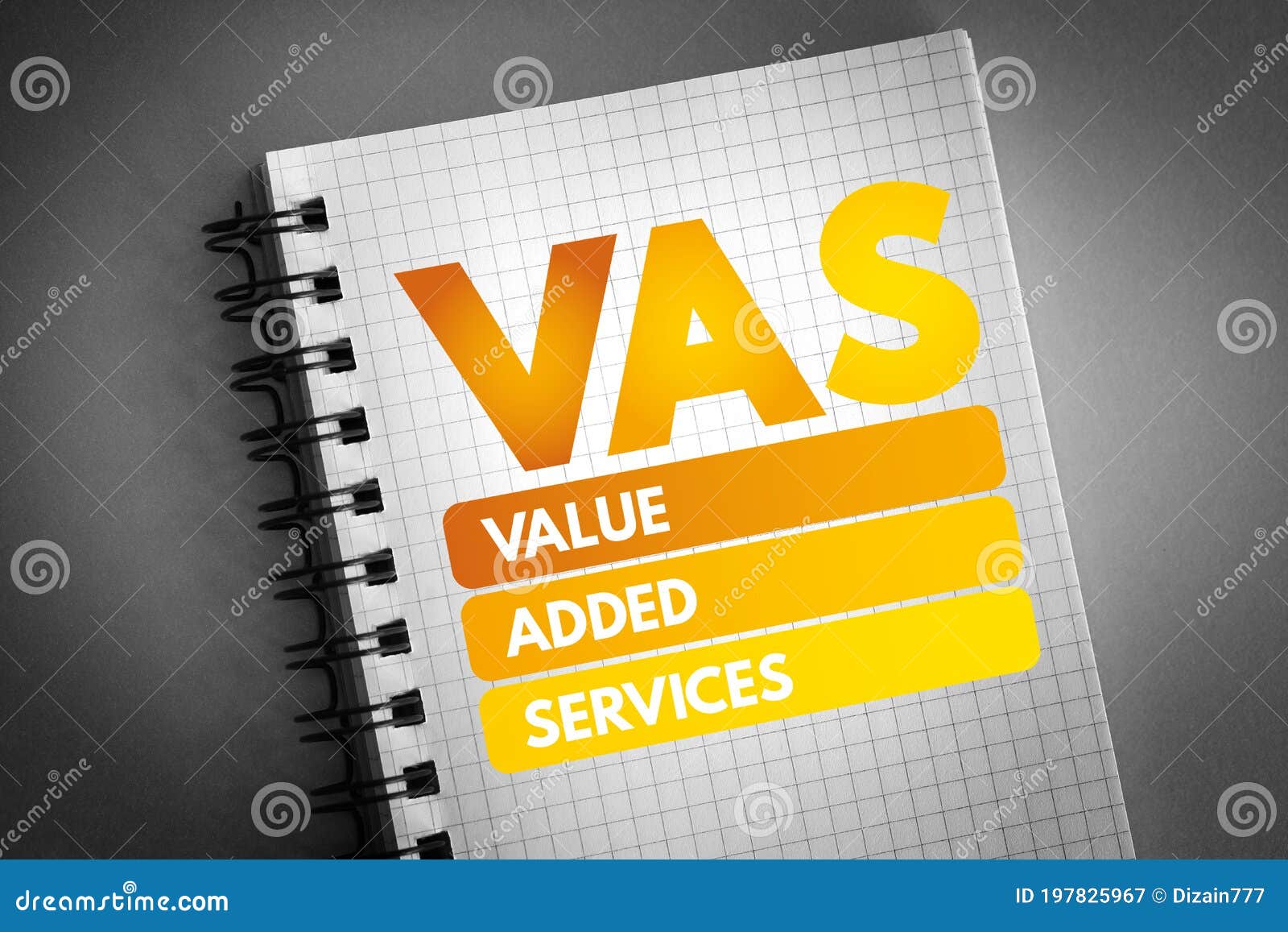 VAS - Value Added Services Acronym Stock Illustration - Illustration of ...