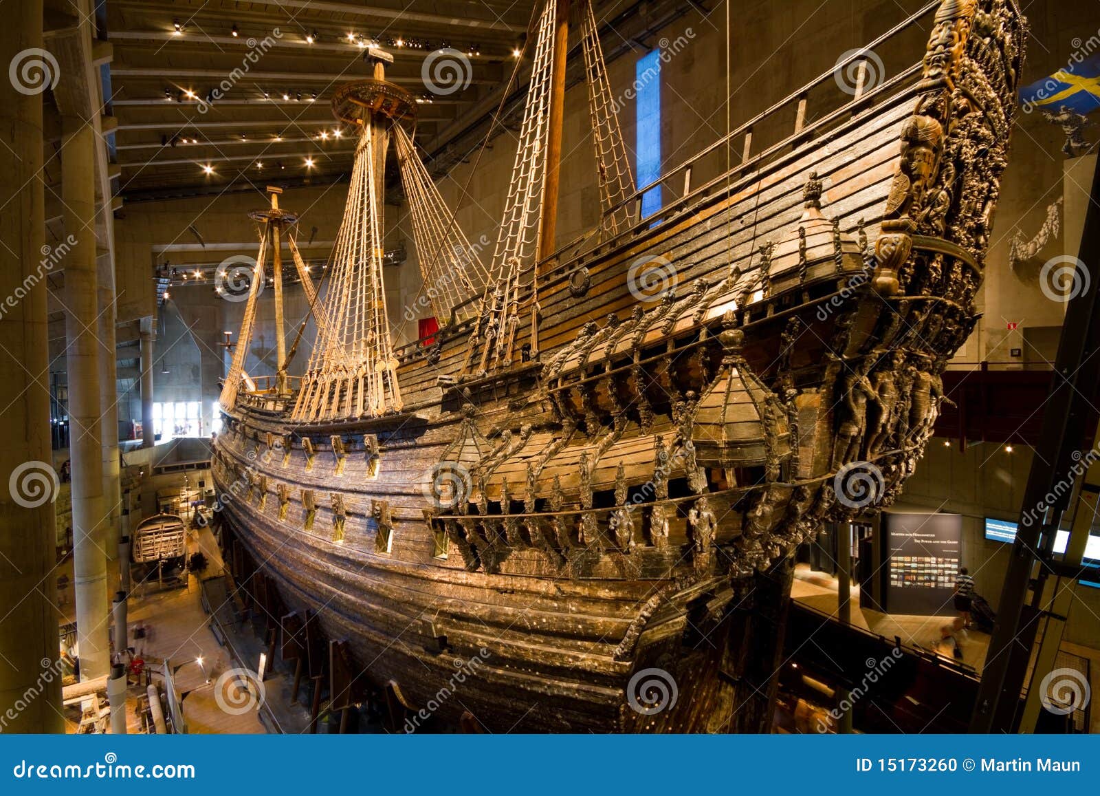Vasa boat editorial image. Image of famous, vasa, vessel - 15173260