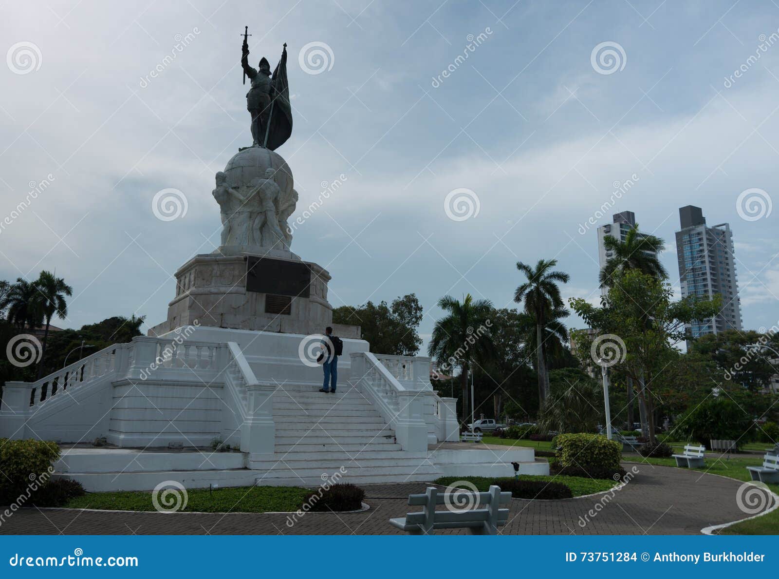 Vasco de Balboa imagen de archivo editorial. Imagen de palma - 73751284