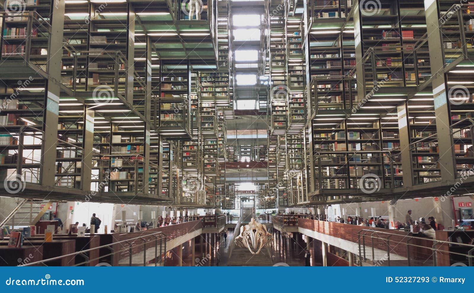 Vasconcelos Library editorial stock photo. Image of shelves - 52327293