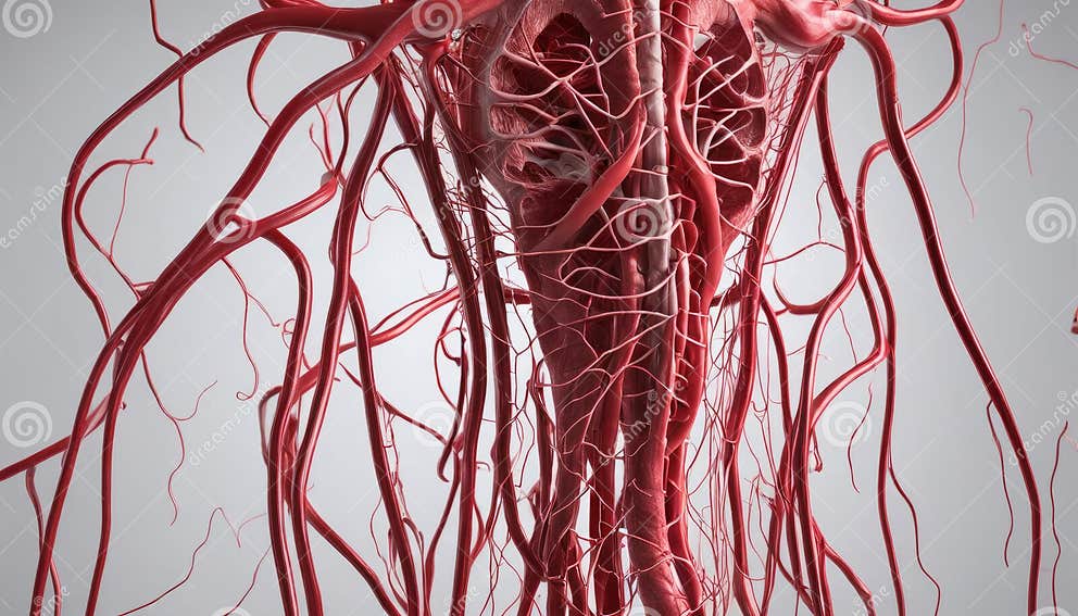 Vascular Network, Intricate and Complex, Symbolizing Life S Intricate ...