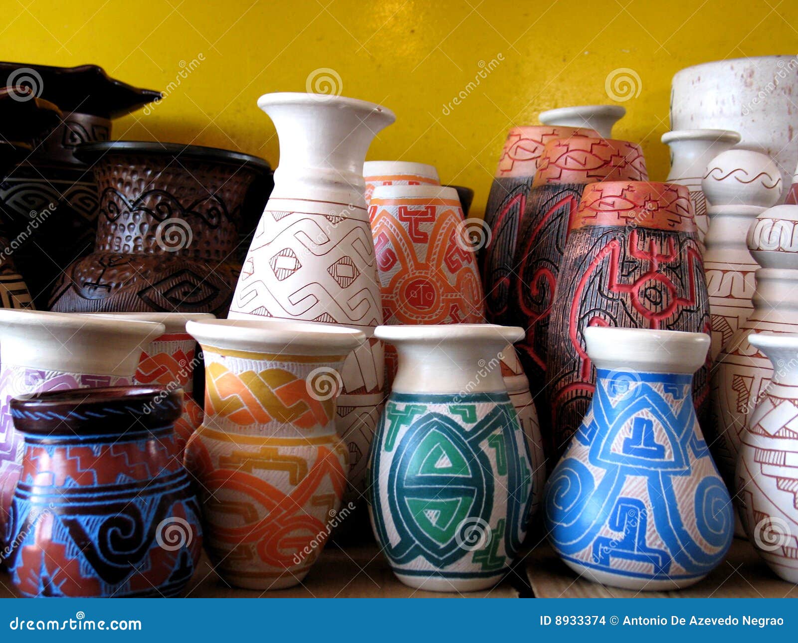 Vase aboriginal stock photo. Image of handmade, artistic - 8933374