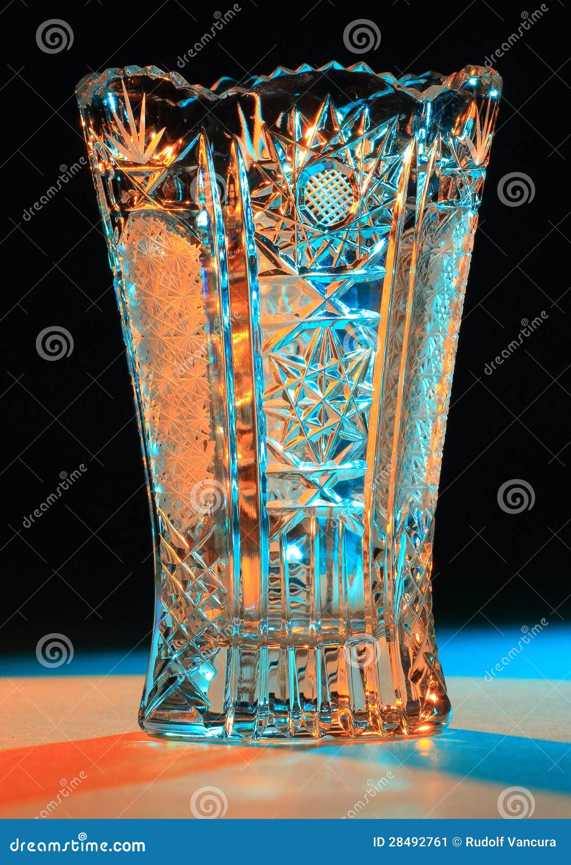 Vase of Cut Glass stock image. Image of vase, still, decoration - 28492761