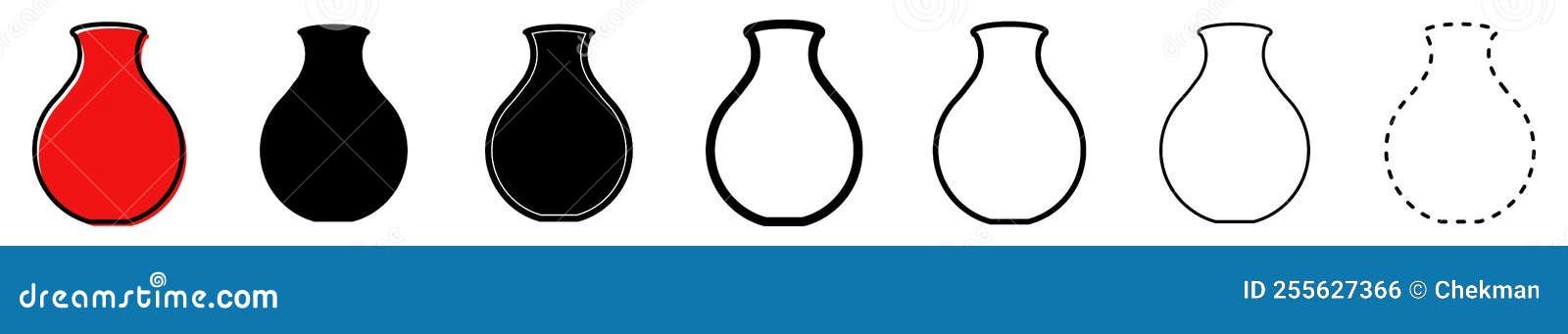 Vase icon. Vase logo stock vector. Illustration of clay - 255627366