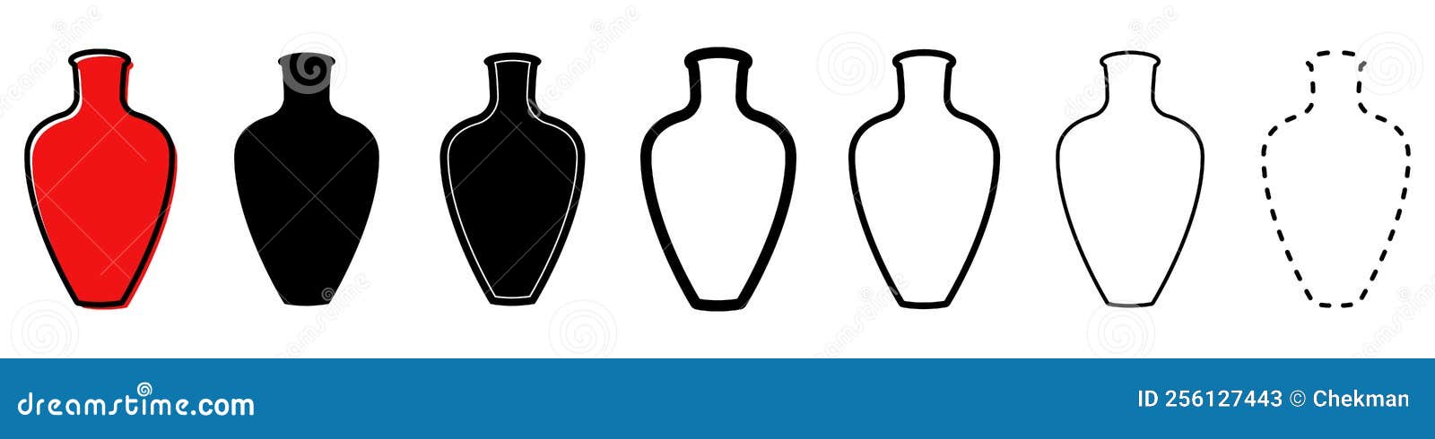 Vase icon. Vase logo stock vector. Illustration of decorative - 256127443