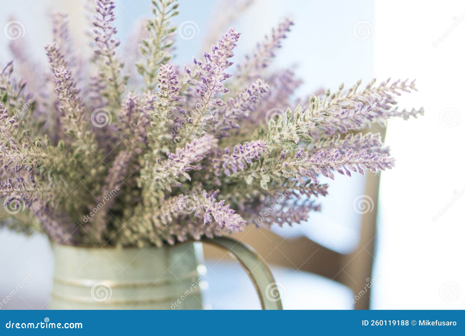 Vase of lavender stock photo. Image of summer, decorated - 260119188