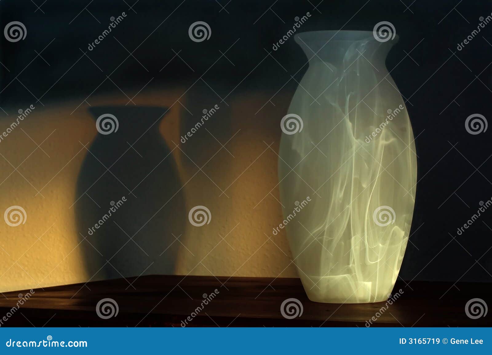 Vase and Shadow at Sunset stock image. Image of light - 3165719