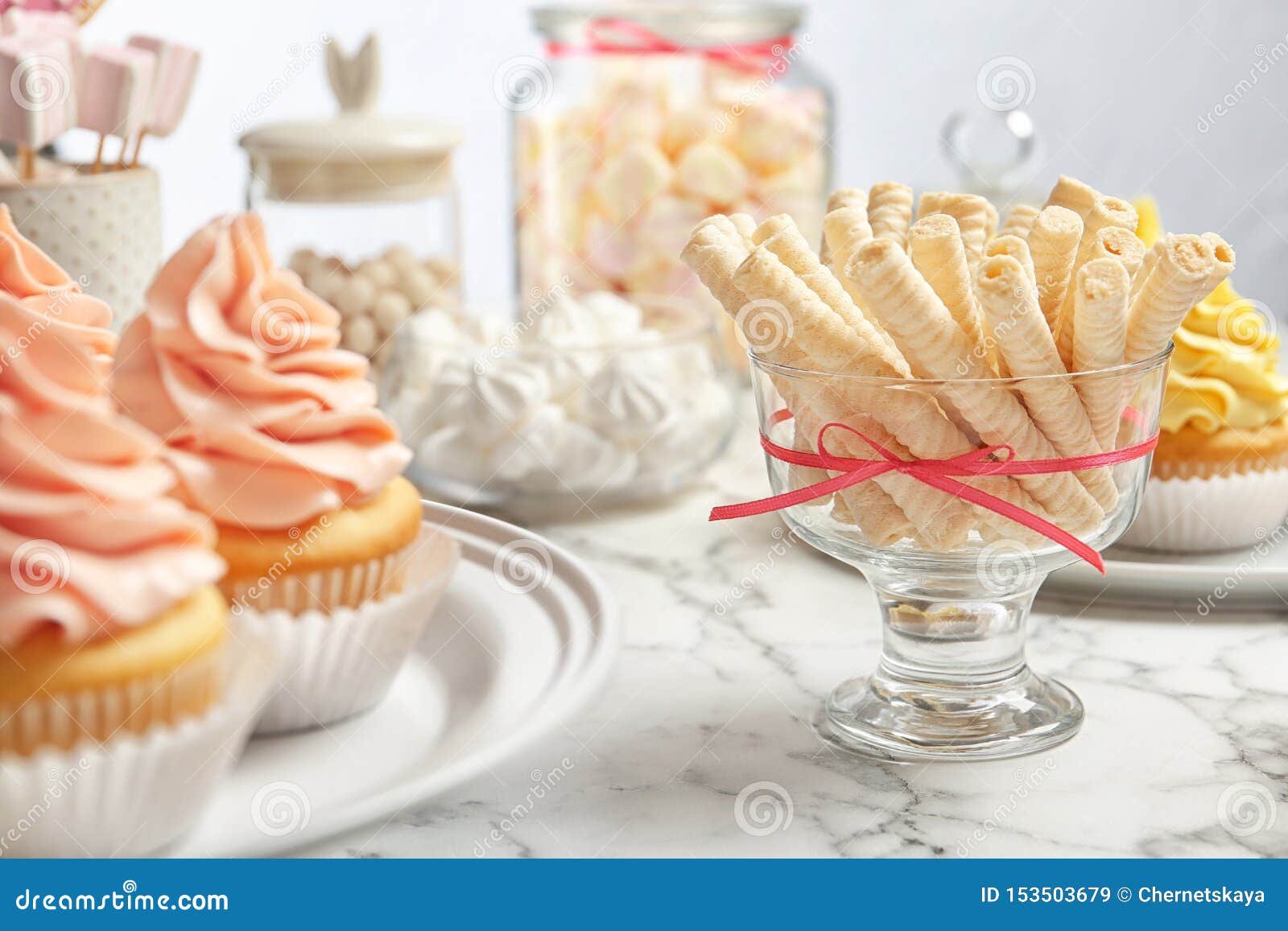 Wafer Sweets In Chocolate Stock Photography | CartoonDealer.com #12004802