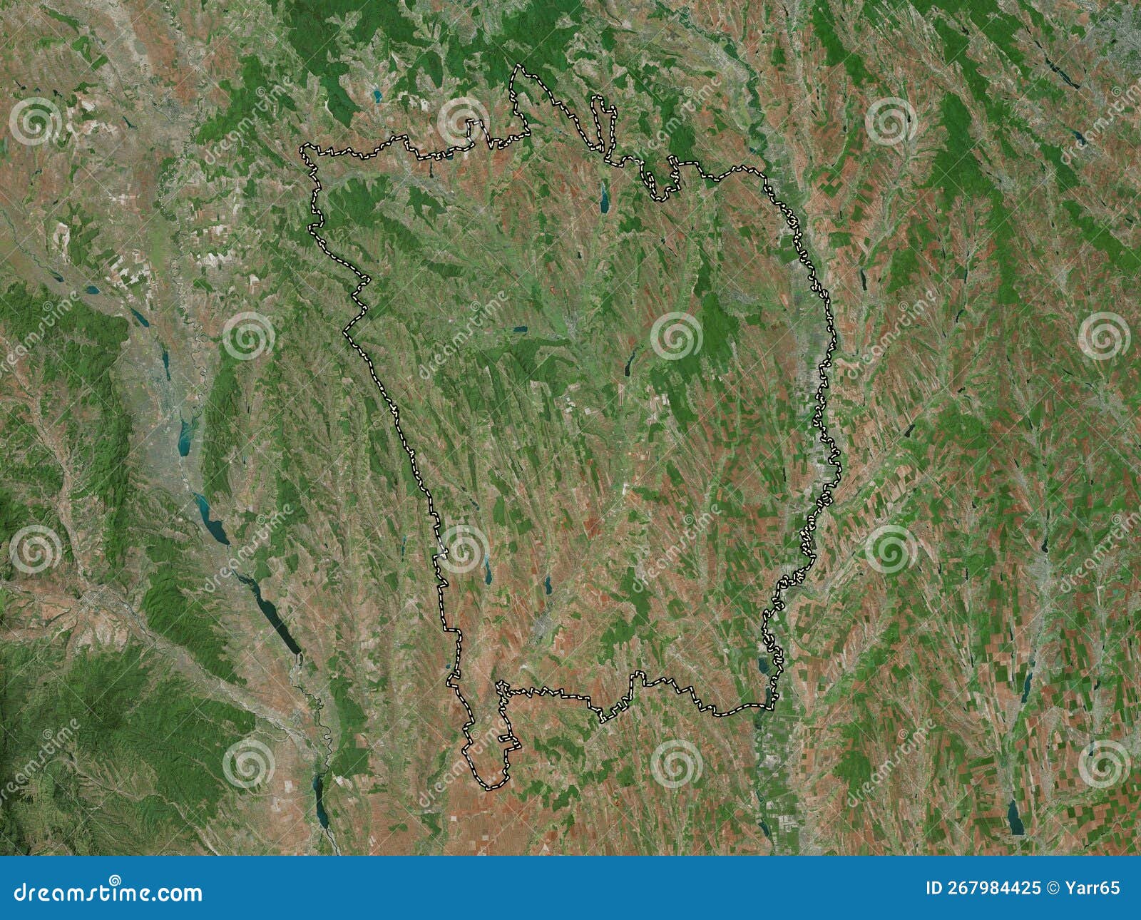 Vaslui, Romania. High-res Satellite. No Legend Stock Illustration ...