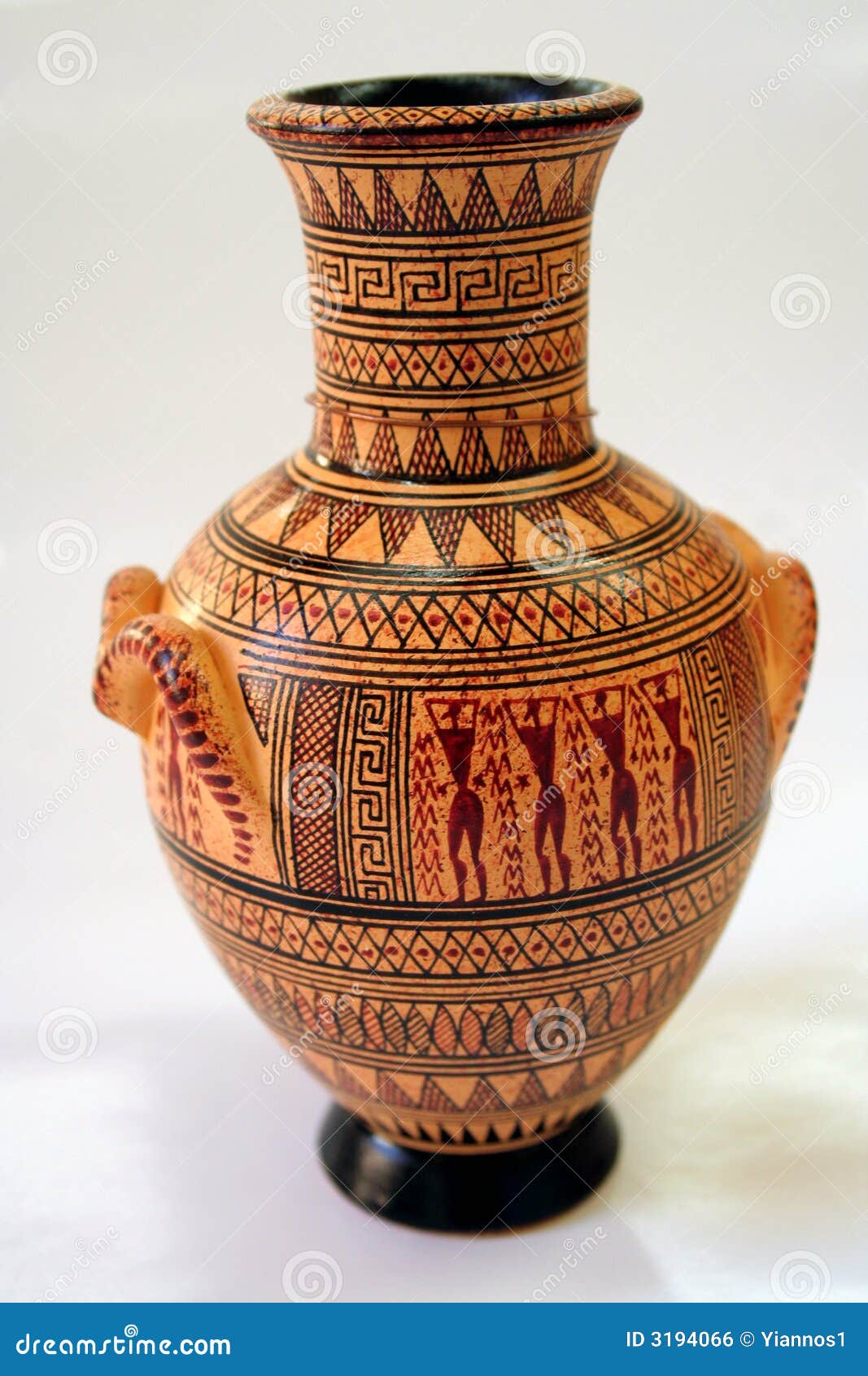 Vaso del greco antico fotografia editoriale. Immagine di arte - 3194066