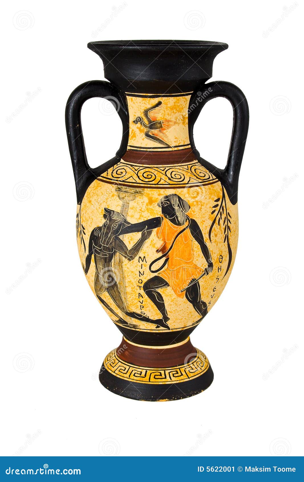 Vaso greco immagine stock. Immagine di terraglie, grecia - 5622001