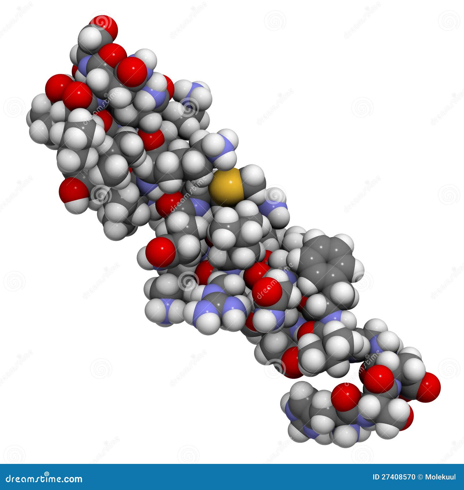 Vasoactive Intestinal Peptide, Chemical Structure Stock Photo ...
