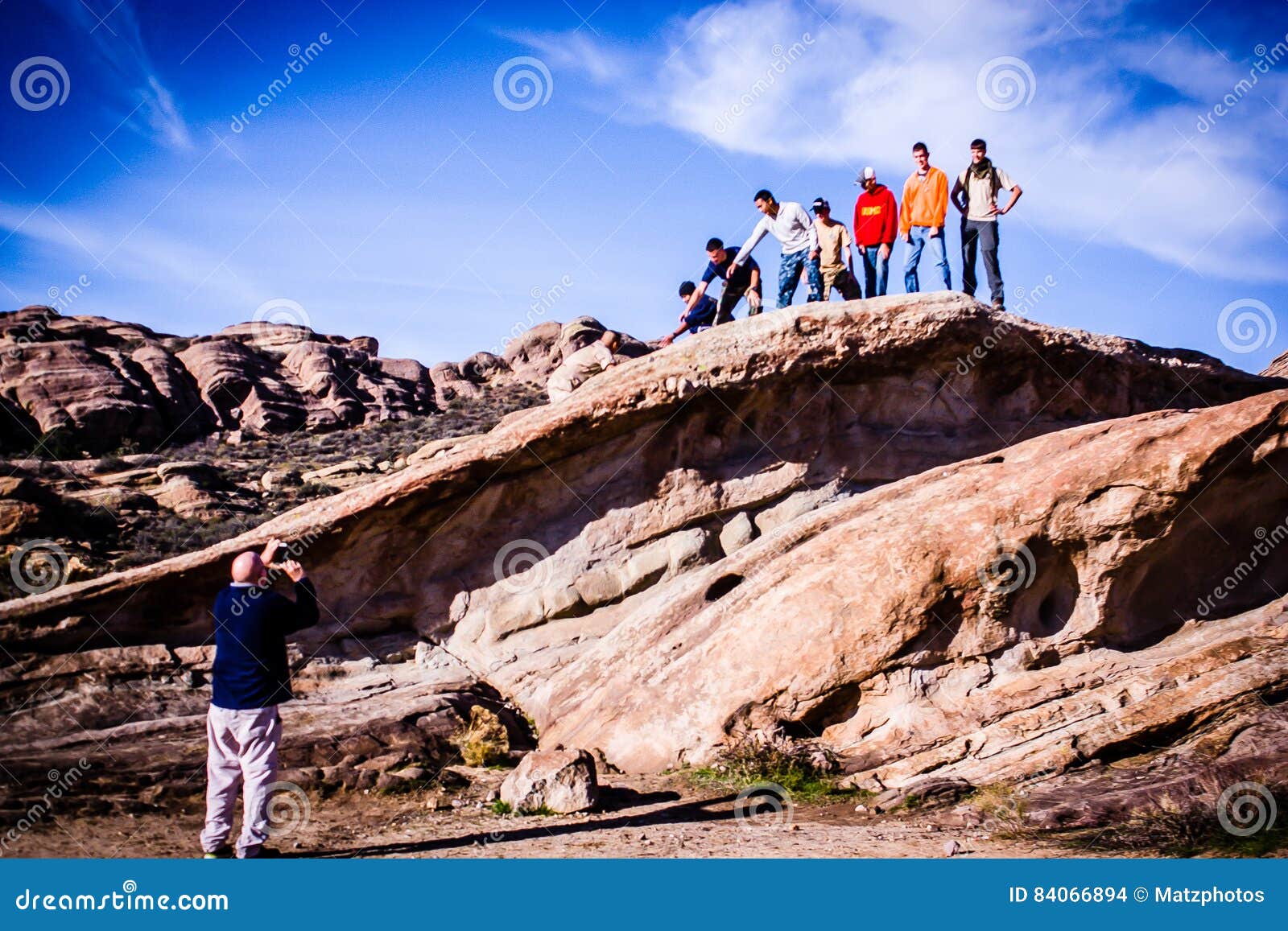 Vasquez Rock in California editorial stock image. Image of orienteer ...