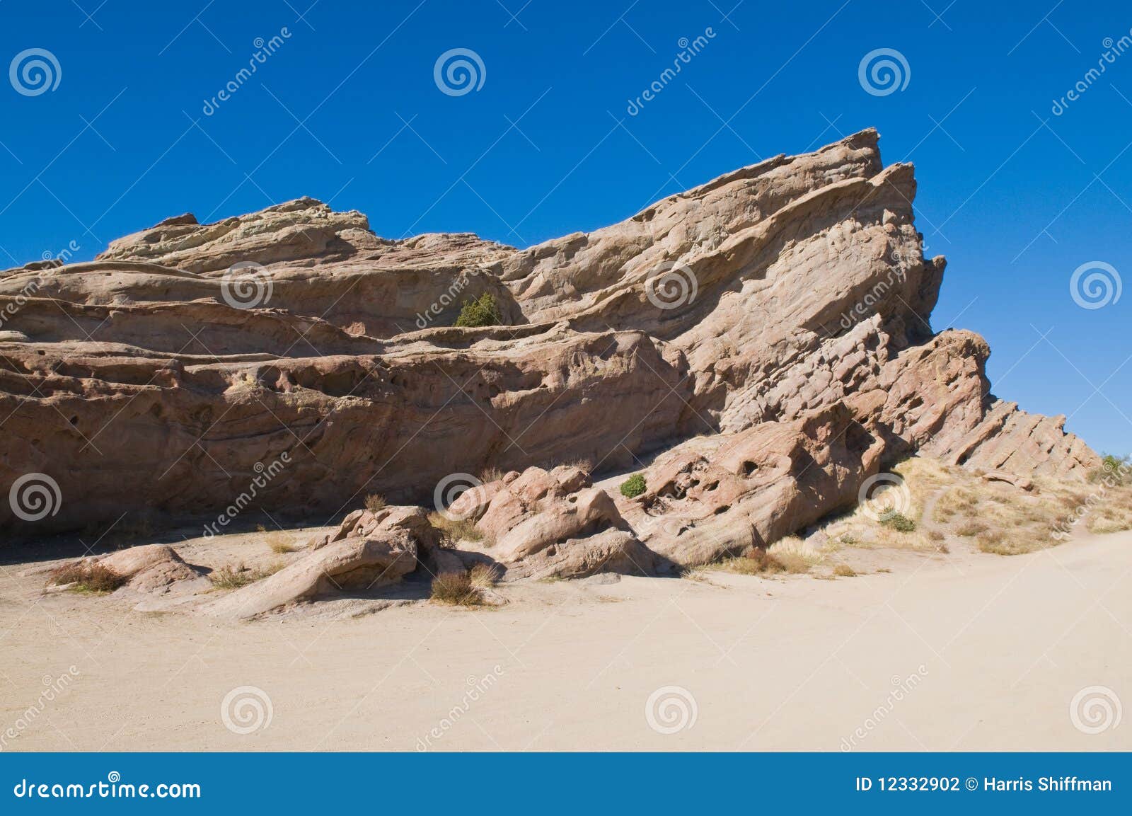 Vasquez Rocks stock photo. Image of sandstone, angled - 12332902