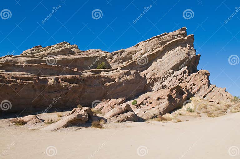 Vasquez Rocks stock photo. Image of sandstone, angled - 12332902