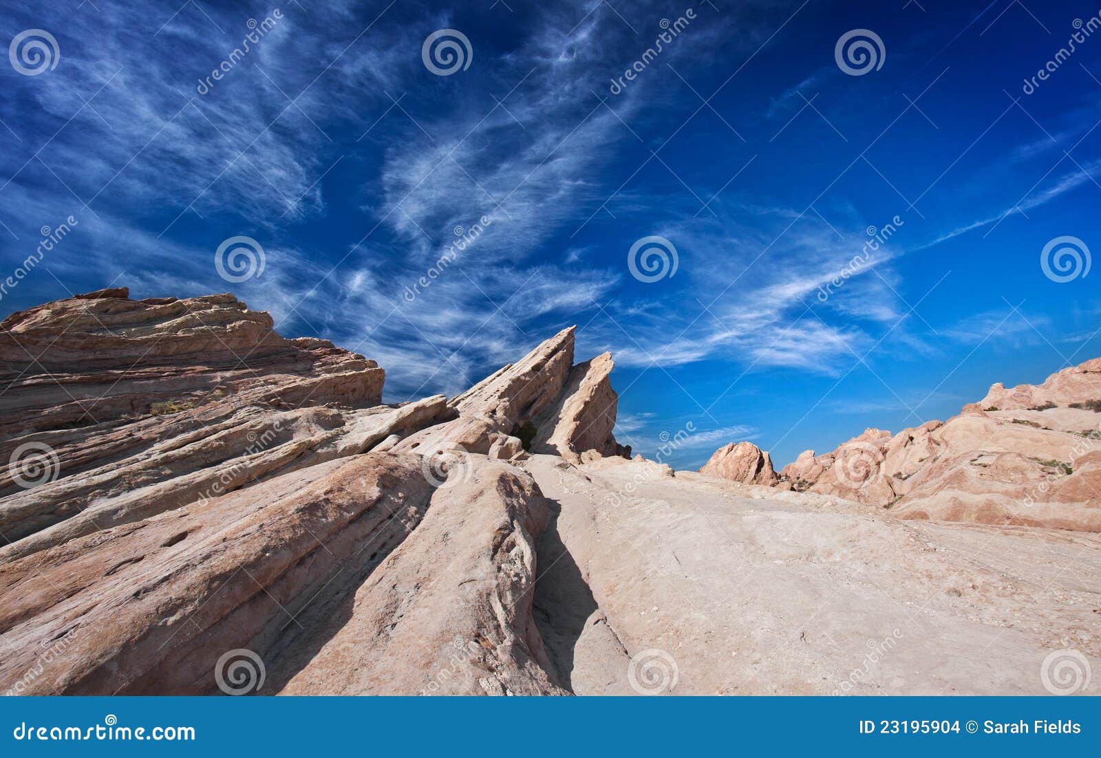 Vasquez Rocks stock photo. Image of western, stones, blue - 23195904