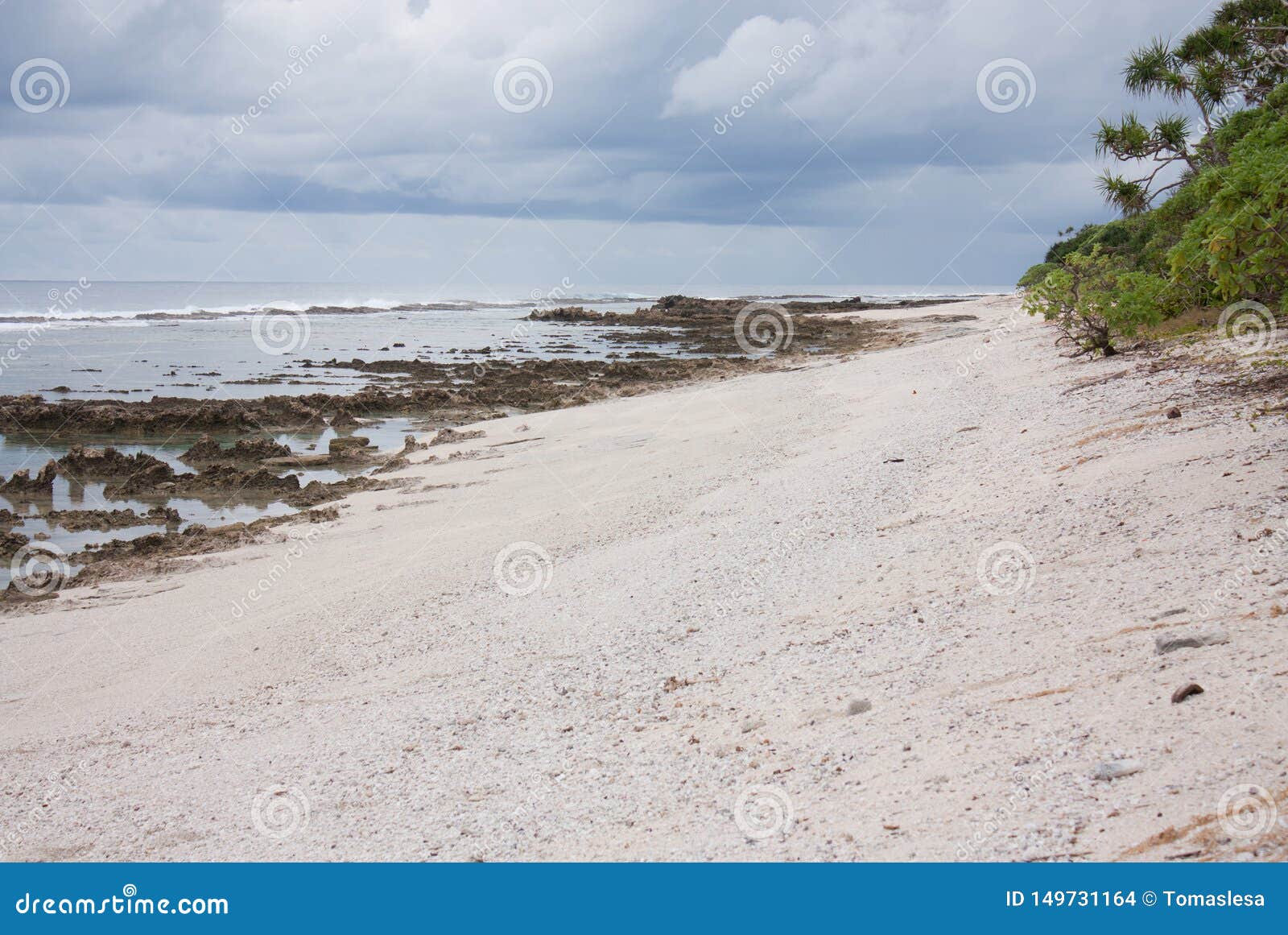 A vast beach in Tonga stock photo. Image of exotic, kingdom - 149731164