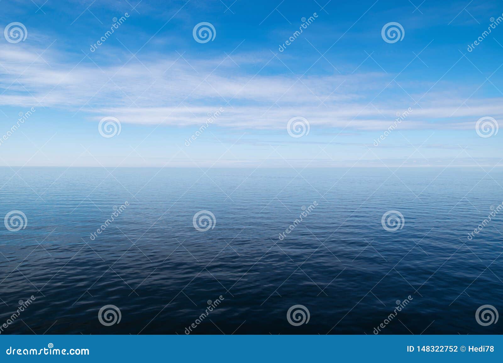 Vast blue sea stock photo. Image of freedom, seascape - 148322752