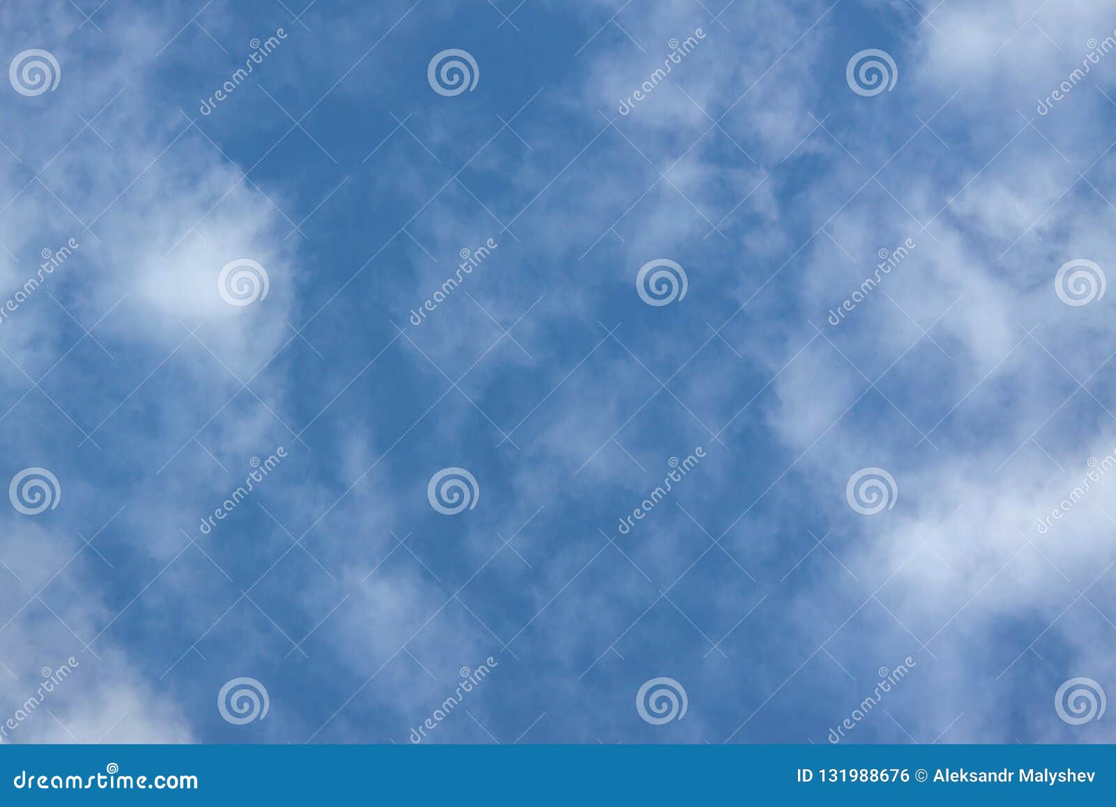 The vast blue sky stock photo. Image of high, cumulus - 131988676