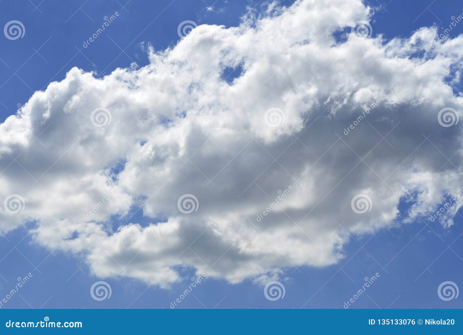 The Vast Blue Sky and Clouds Sky Stock Photo - Image of scenic, high ...