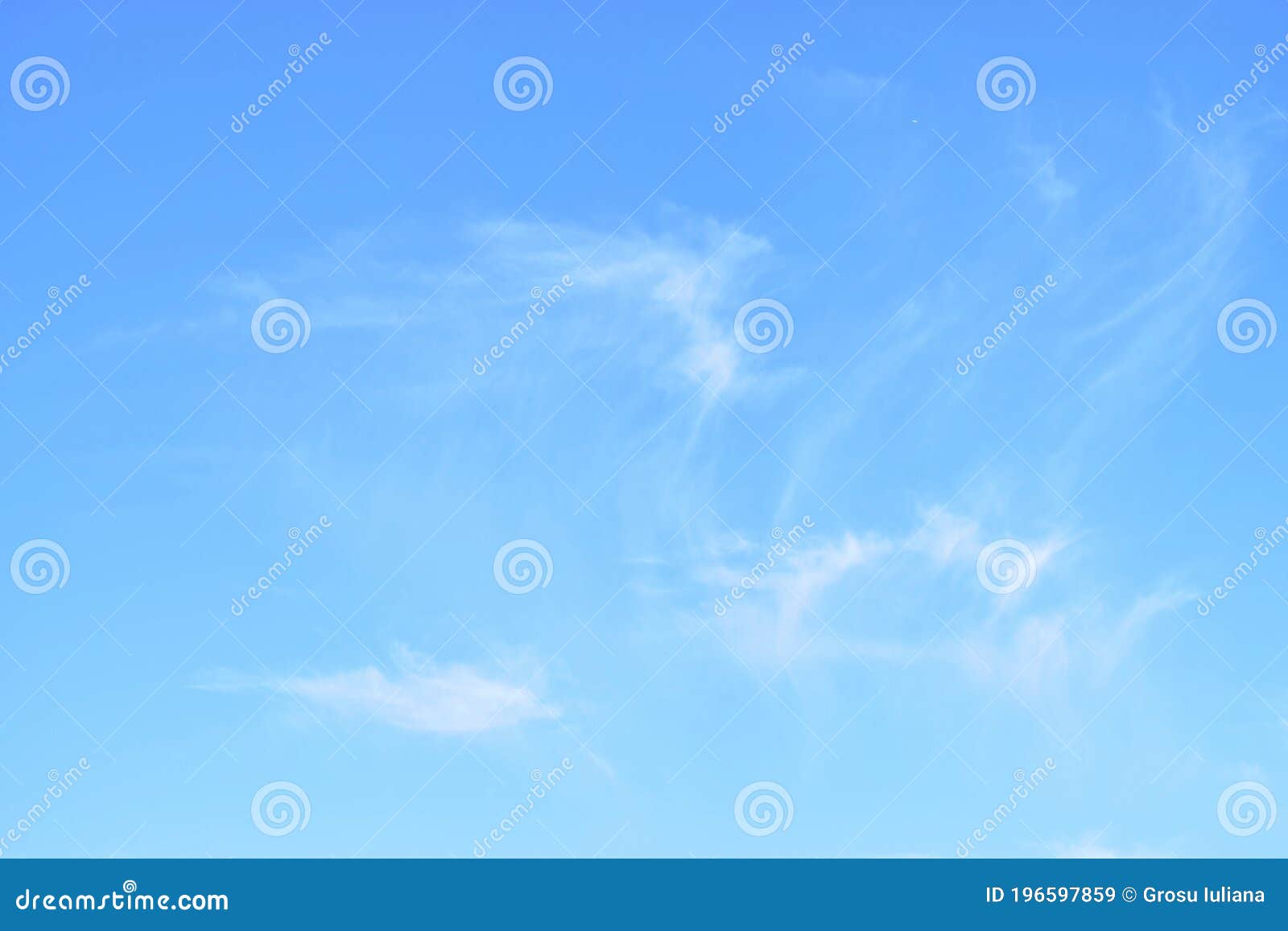 The Vast Blue Sky and Clouds Sky Stock Image - Image of blue, nature ...