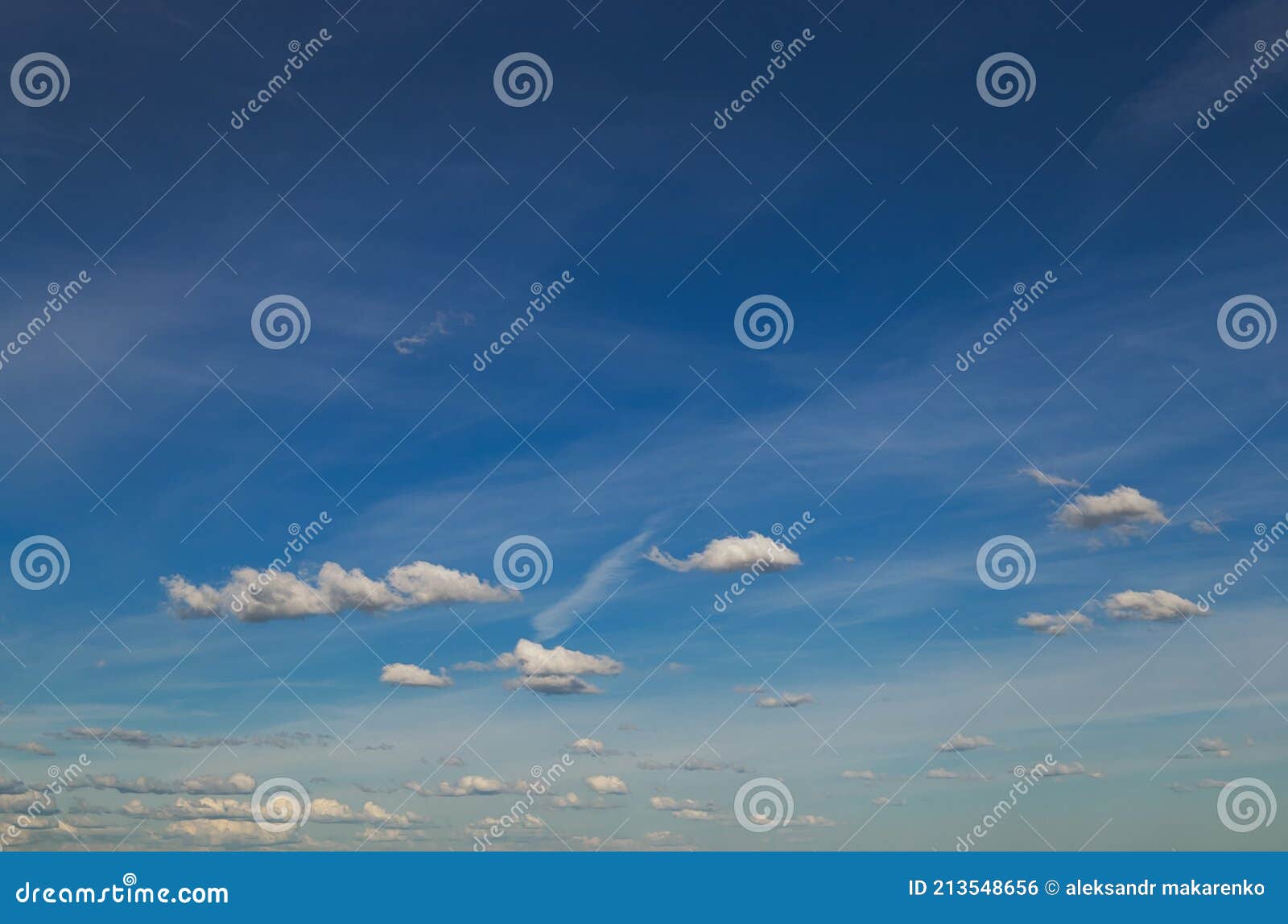 The Vast Blue Sky and Clouds Sky Stock Photo - Image of scenics, copy ...