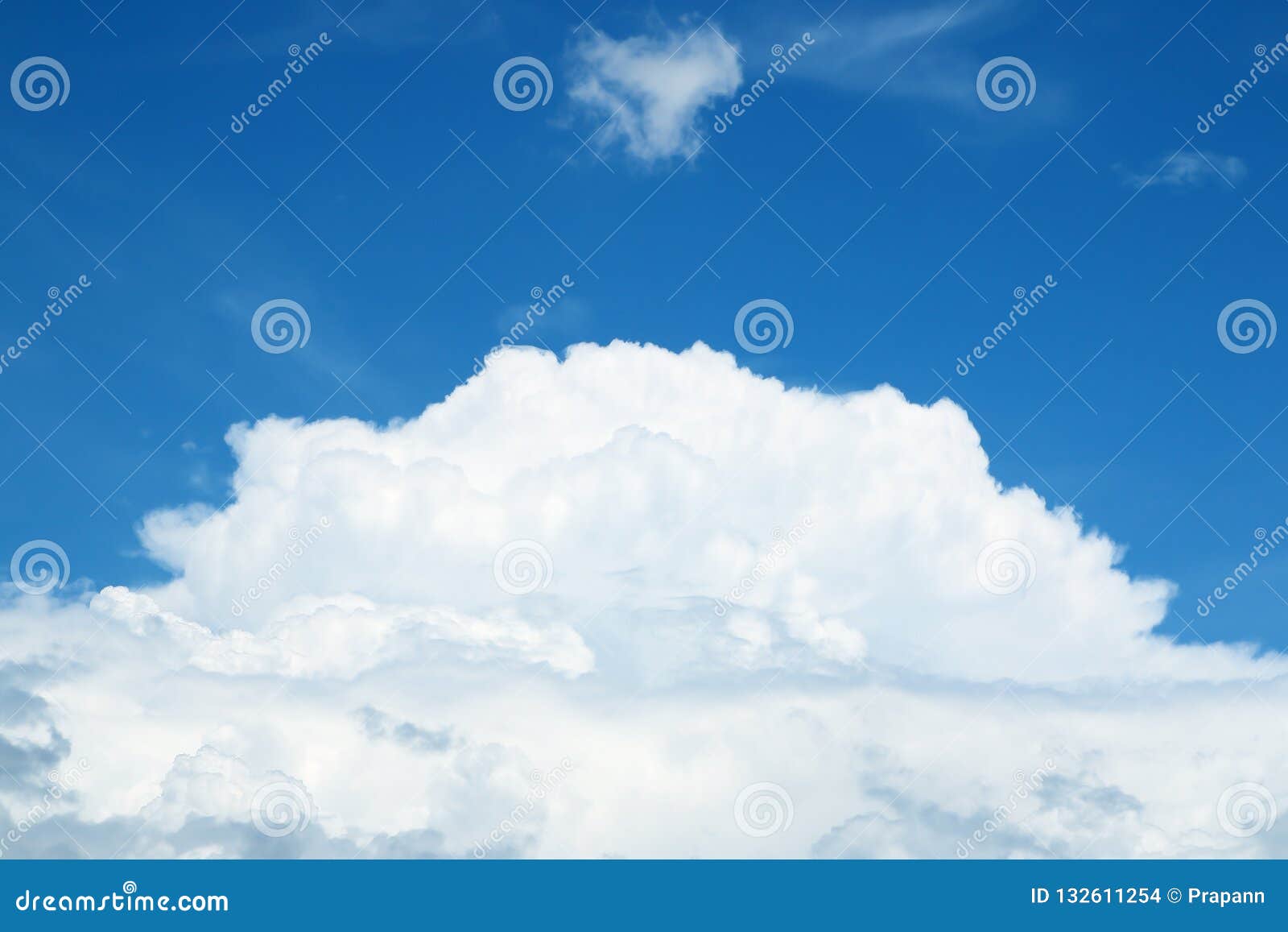 The Vast Blue Sky and Clouds Sky Stock Photo - Image of bright, clouds ...