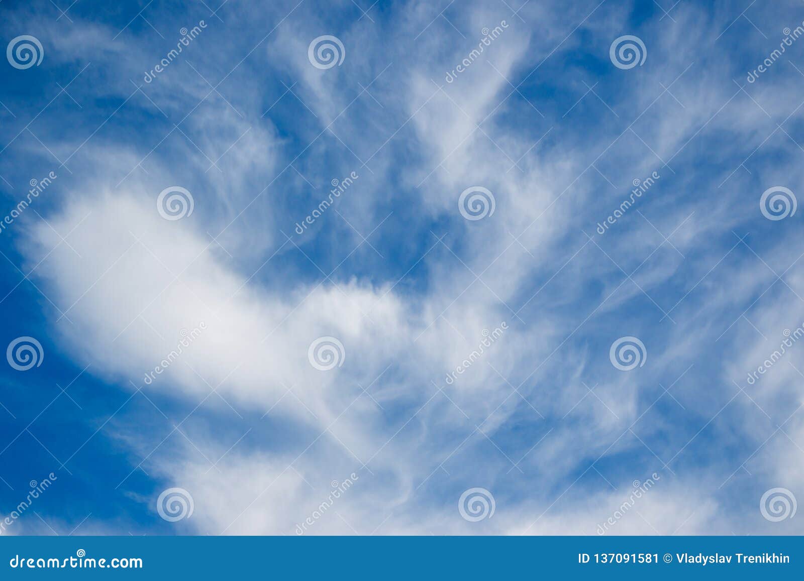 The Vast Blue Sky and Clouds Sky Background Stock Image - Image of ...